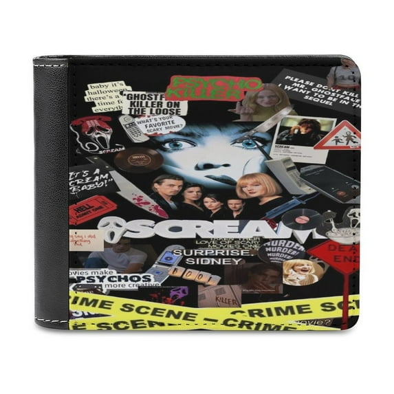 Horror Movie Scre-am0 Wallet for Men Leather Purse Clutch Card Holders ...