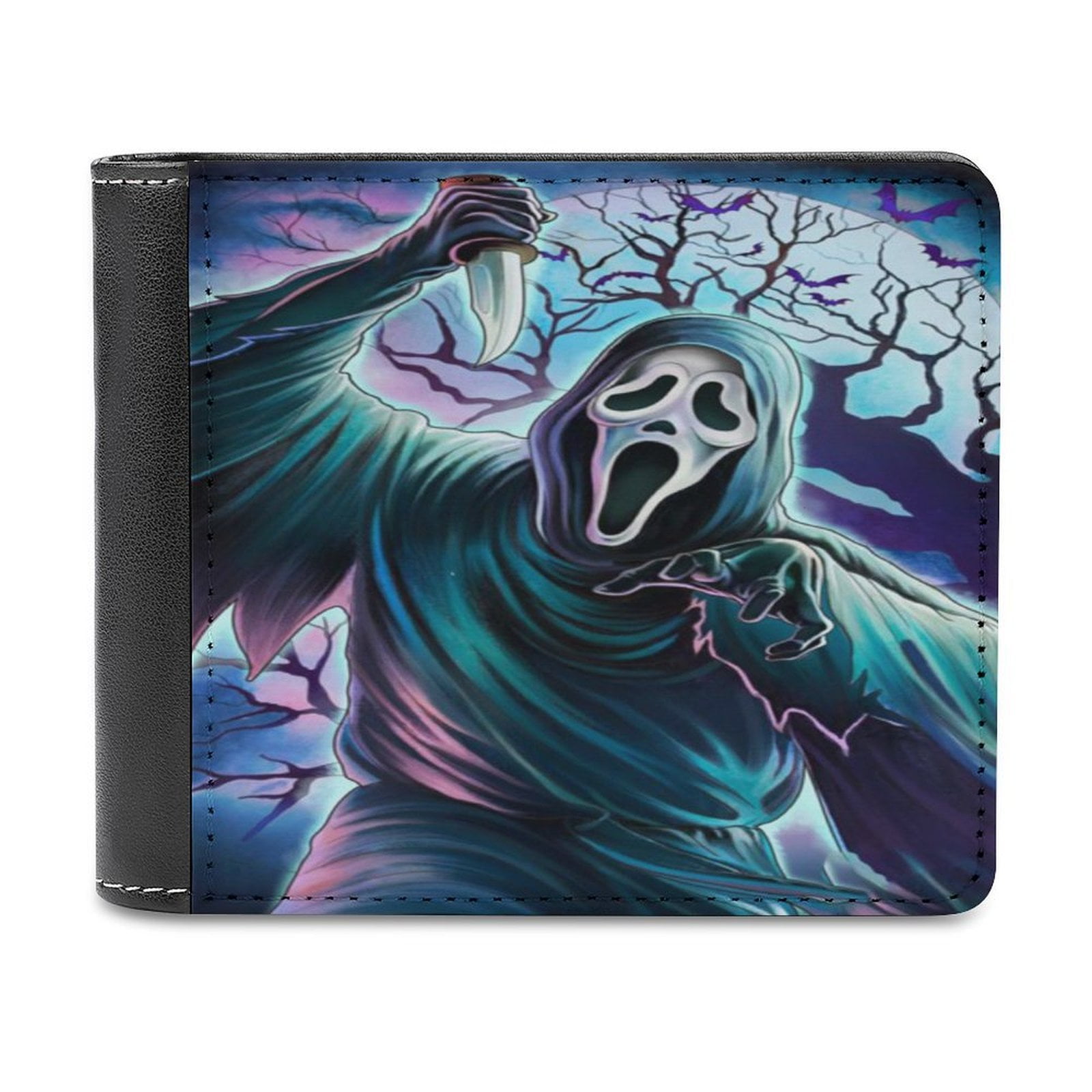 Horror Movie Scre-am0 Wallet for Men Leather Purse Clutch Card Holders ...