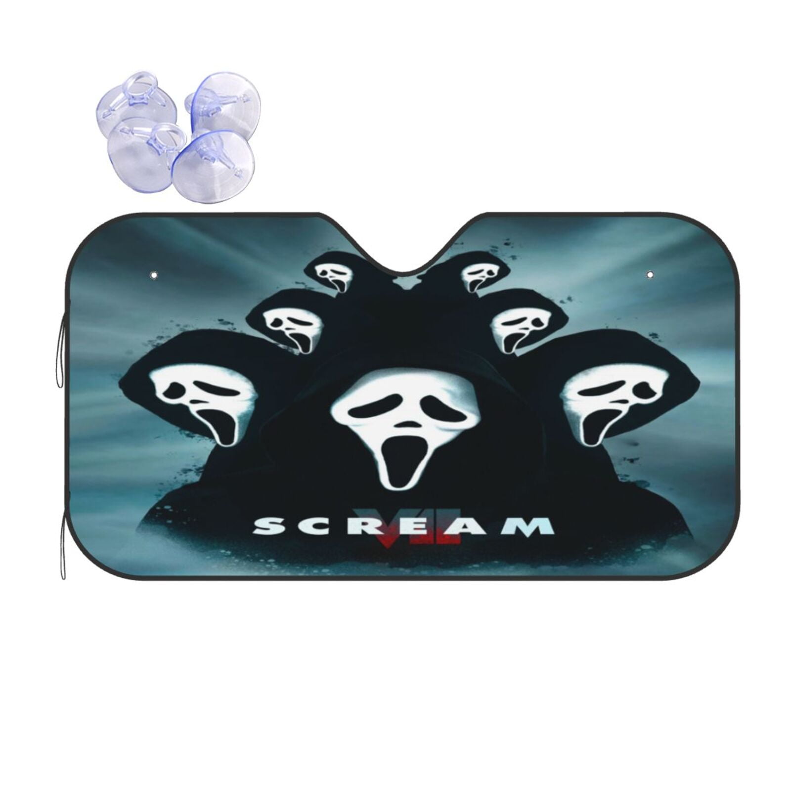 Horror Scre-A Ghost Movie Car Sunshade Front Windshield Sun Shade ...