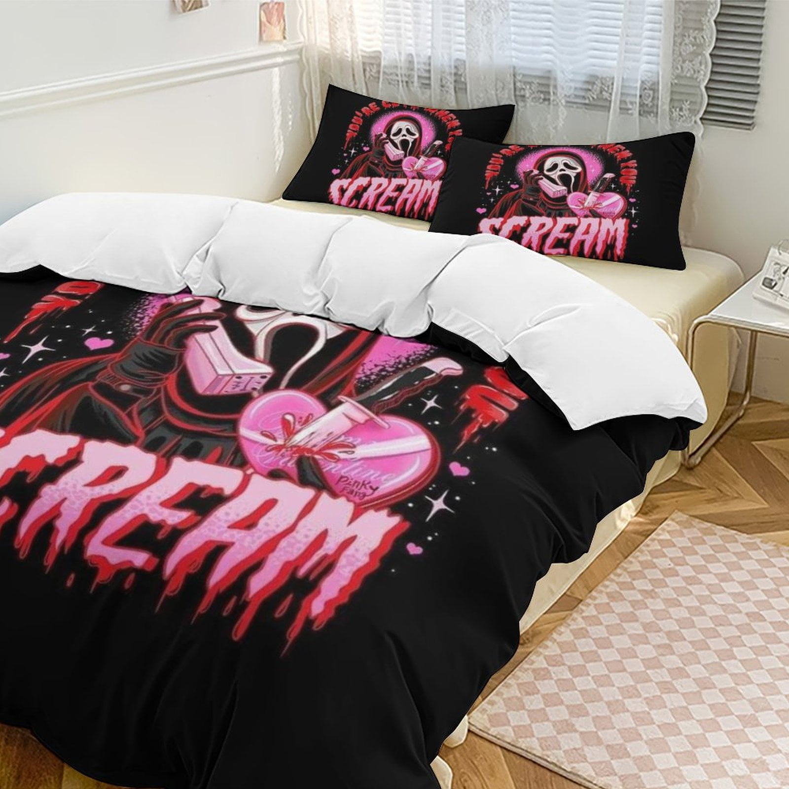 Horror Movie Scream Ghost Face Comforter Set Full Size for Boys Kids ...