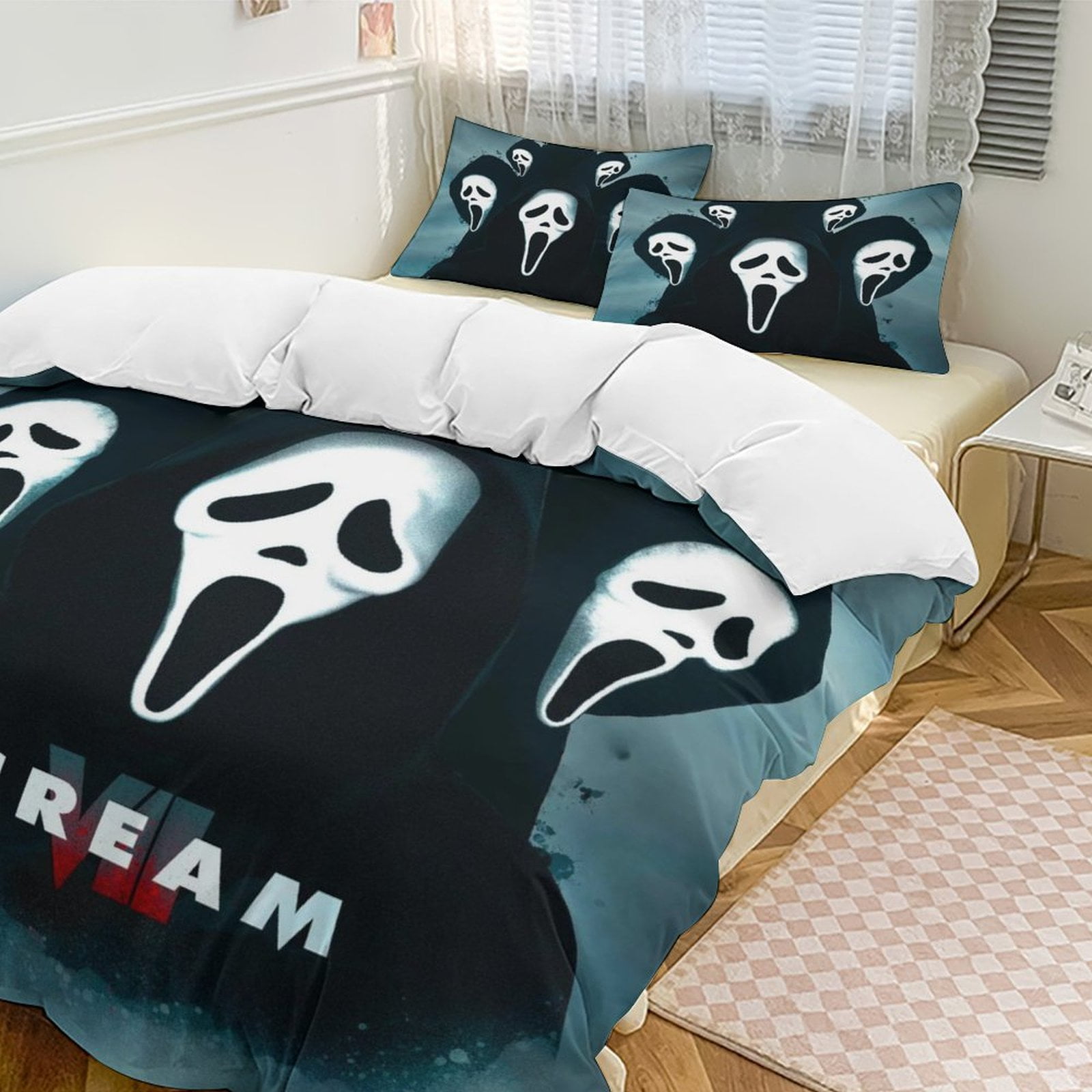 Horror Movie Scream Ghost Face Comforter Set Full Size for Boys Kids ...