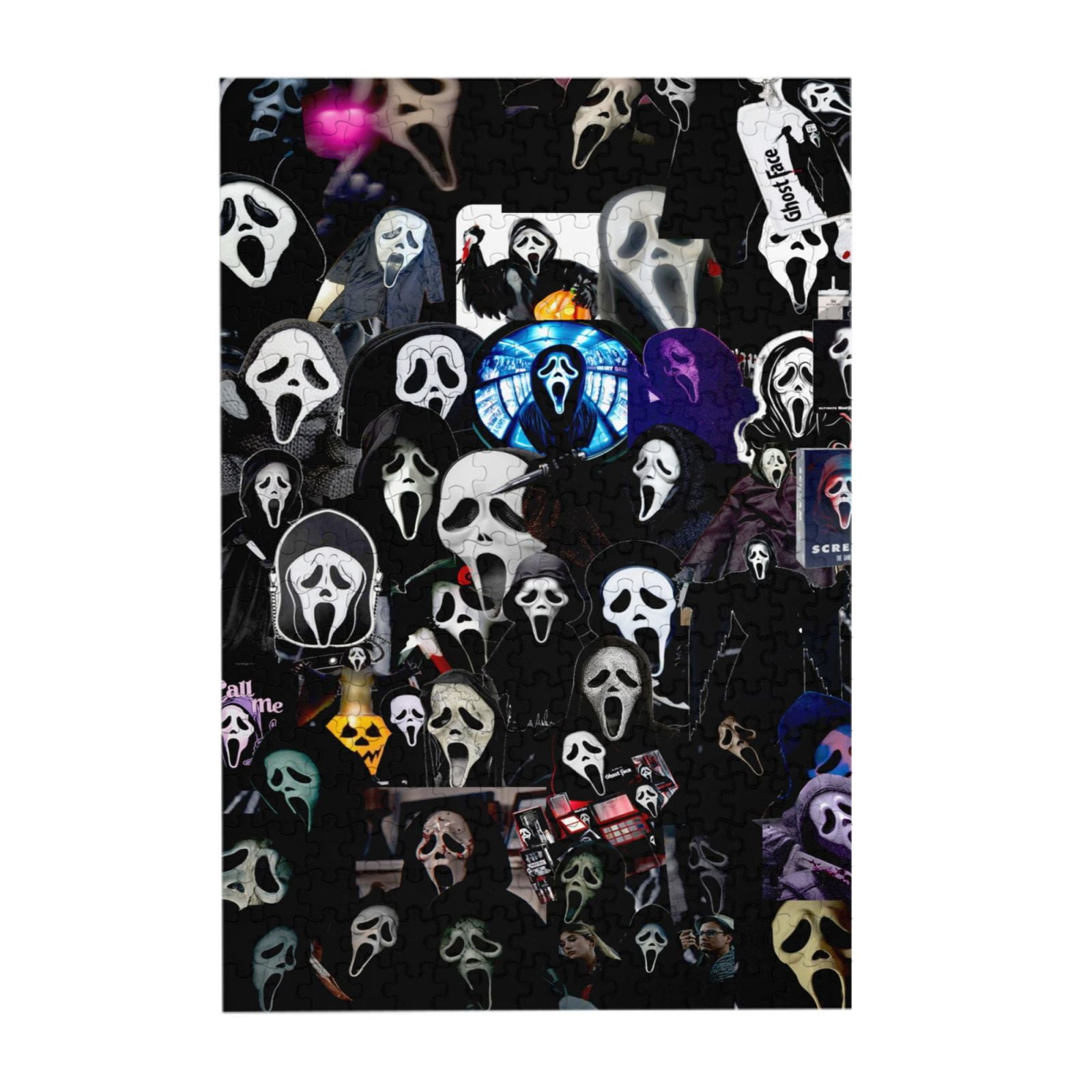 Horror Movie Scream Ghost Face Jigsaw Puzzles Cartoon Jigsaw Puzzle ...