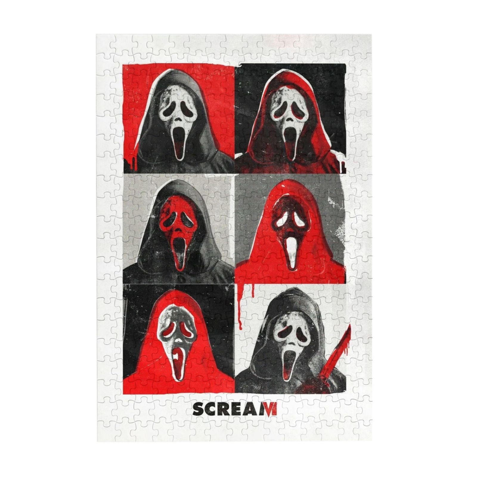 Horror Scre-A Ghost Movie Jigsaw Puzzles Cartoon Jigsaw Puzzle Funny ...