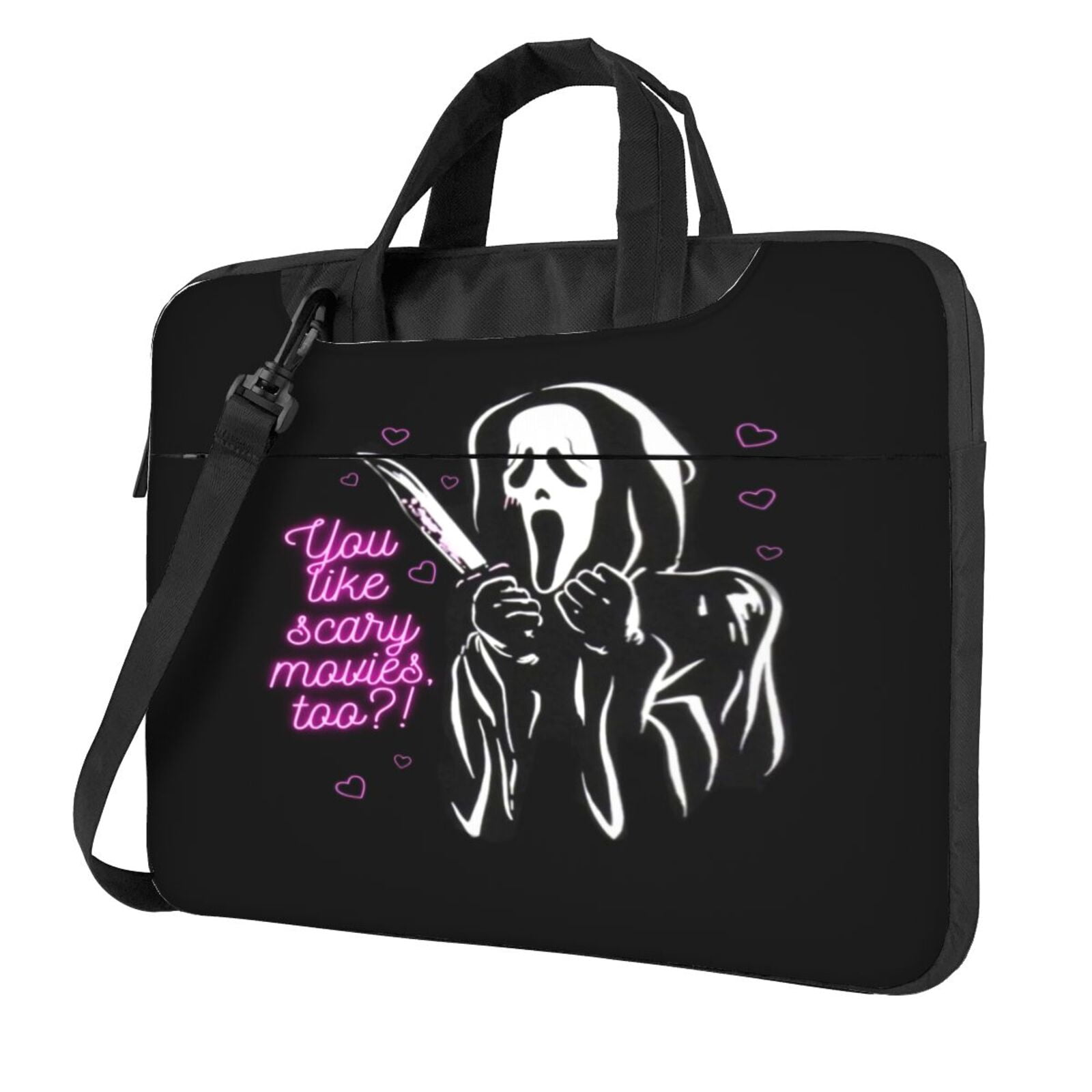 Horror Movie Scream Ghost Face Laptop Bag Fashion Laptop Shoulder Bag ...