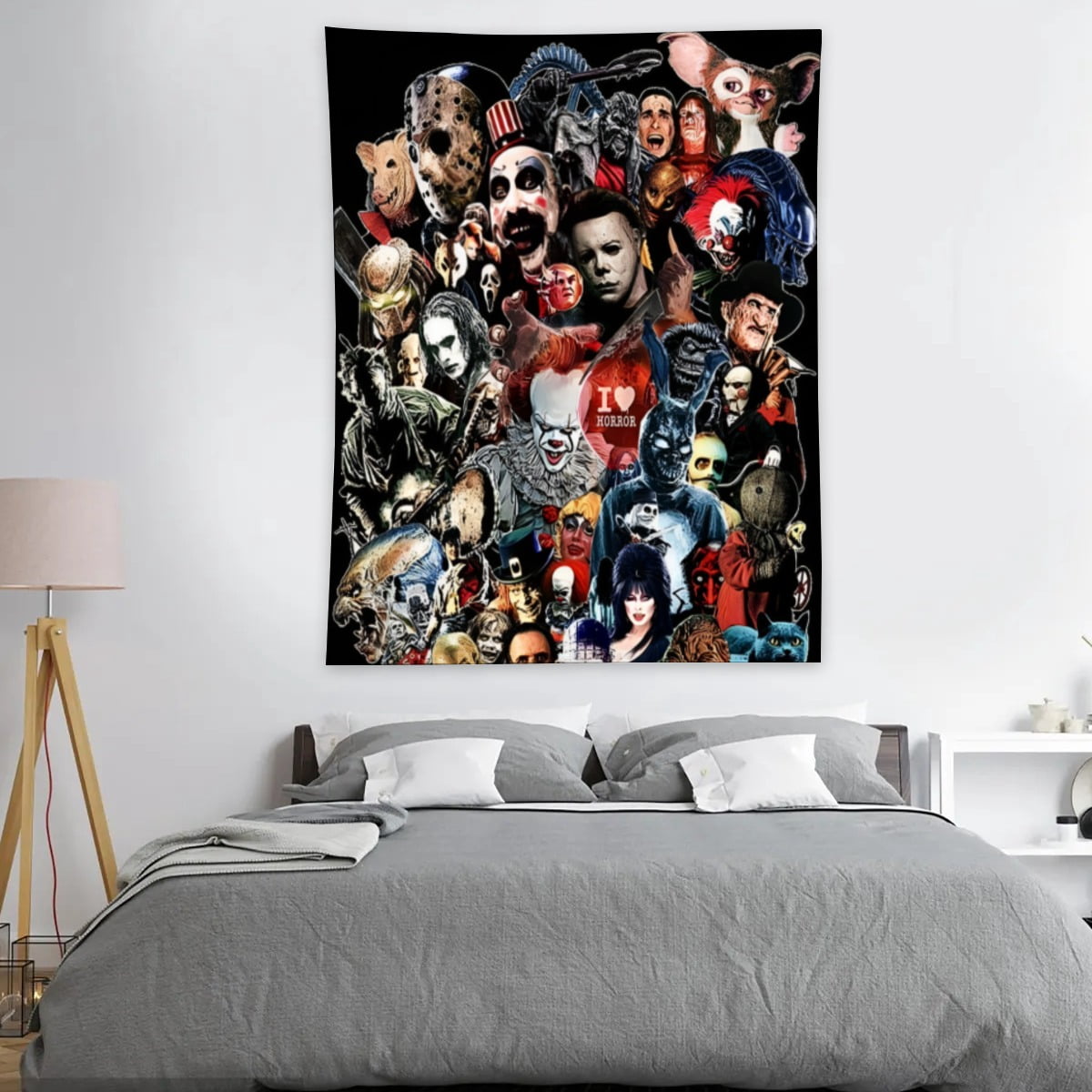 Horror Movie Tapestry Gift Wall Hanging Backdrop for Room Bedroom Girls ...