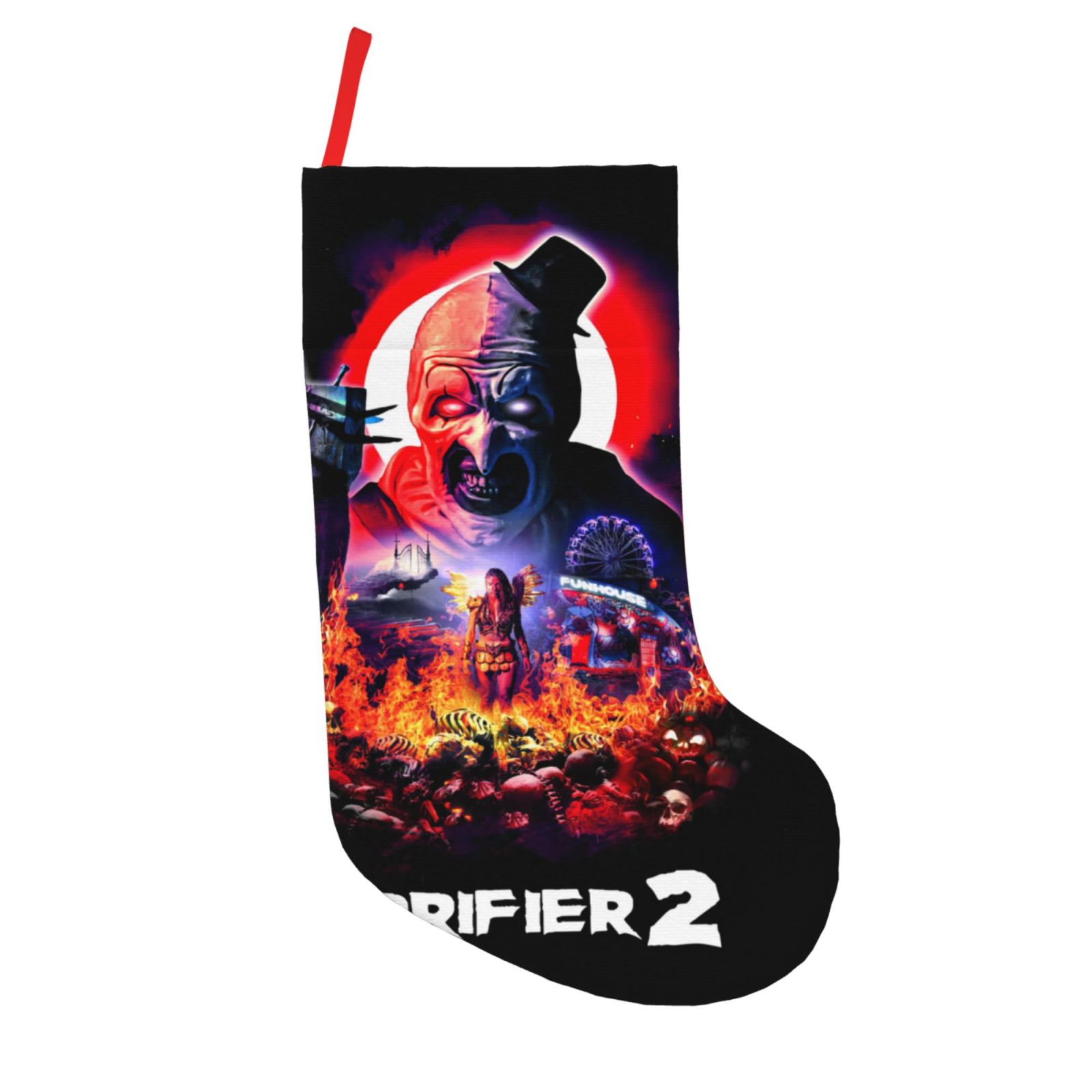 Horror Movie Terr-ifier Large Christmas Stockings 18 Inch Fireplace ...