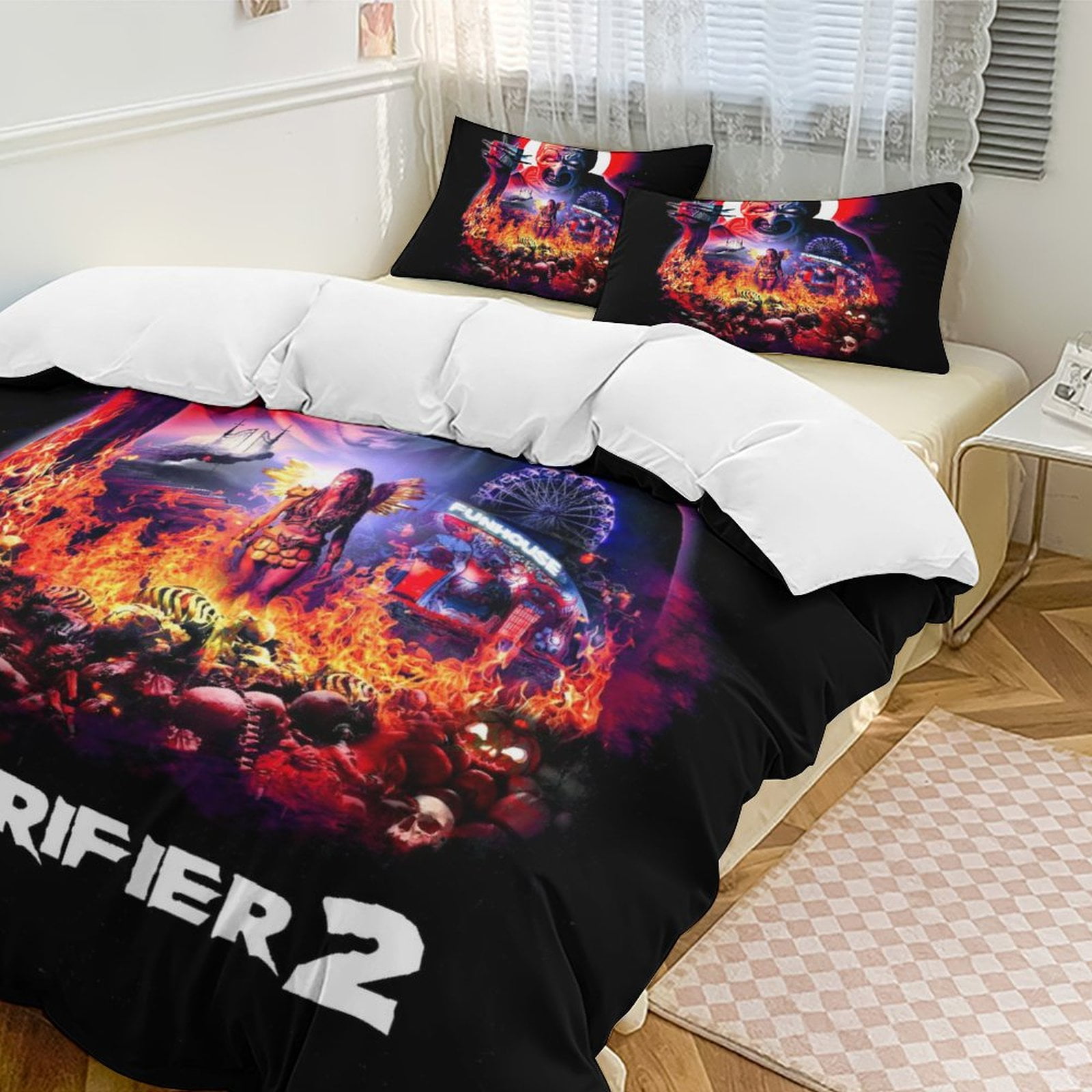 Horror Movie Terrifier Comforter Set Full Size for Boys Kids Teens ...