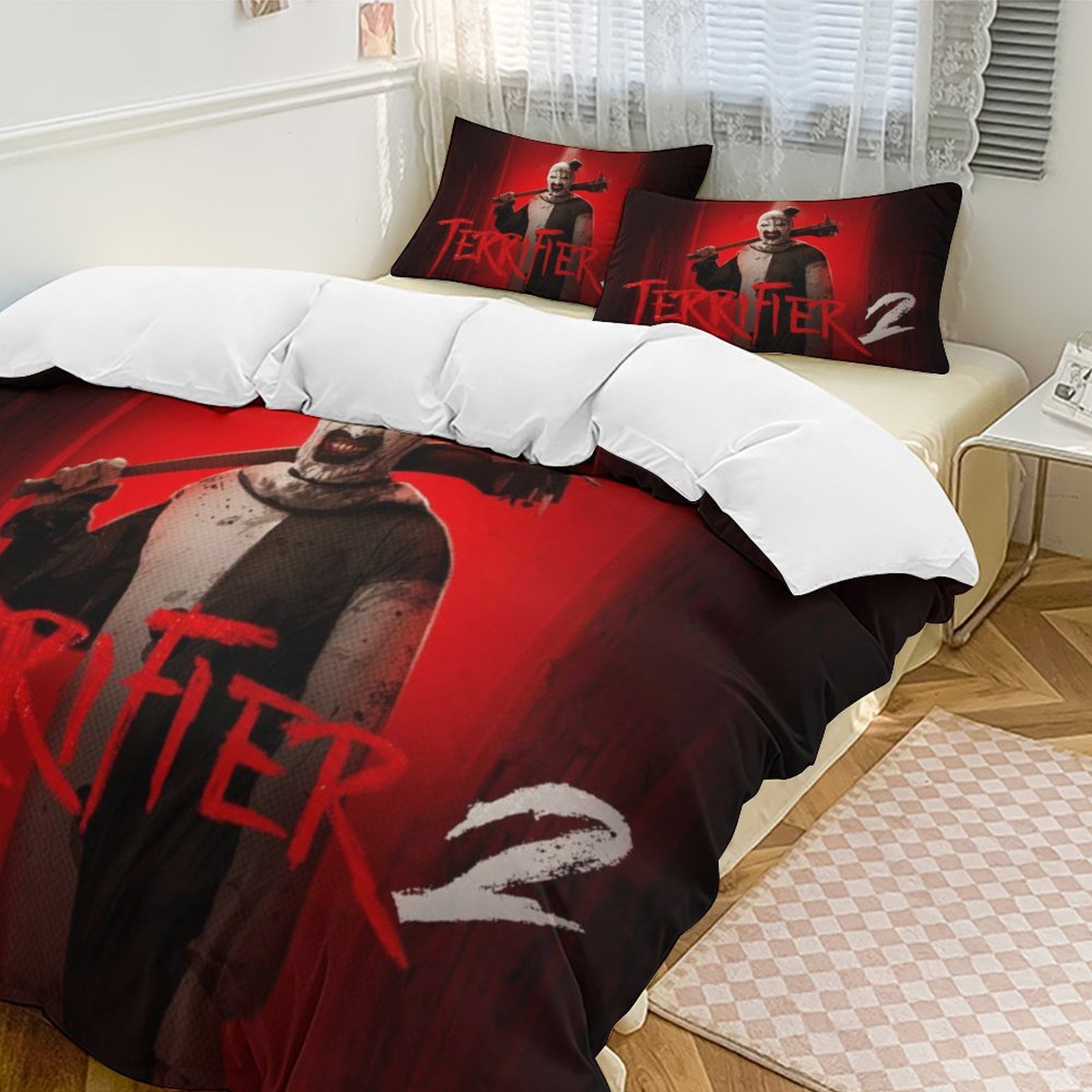 Horror Movie Terrifier Comforter Set Full Size for Boys Kids Teens ...