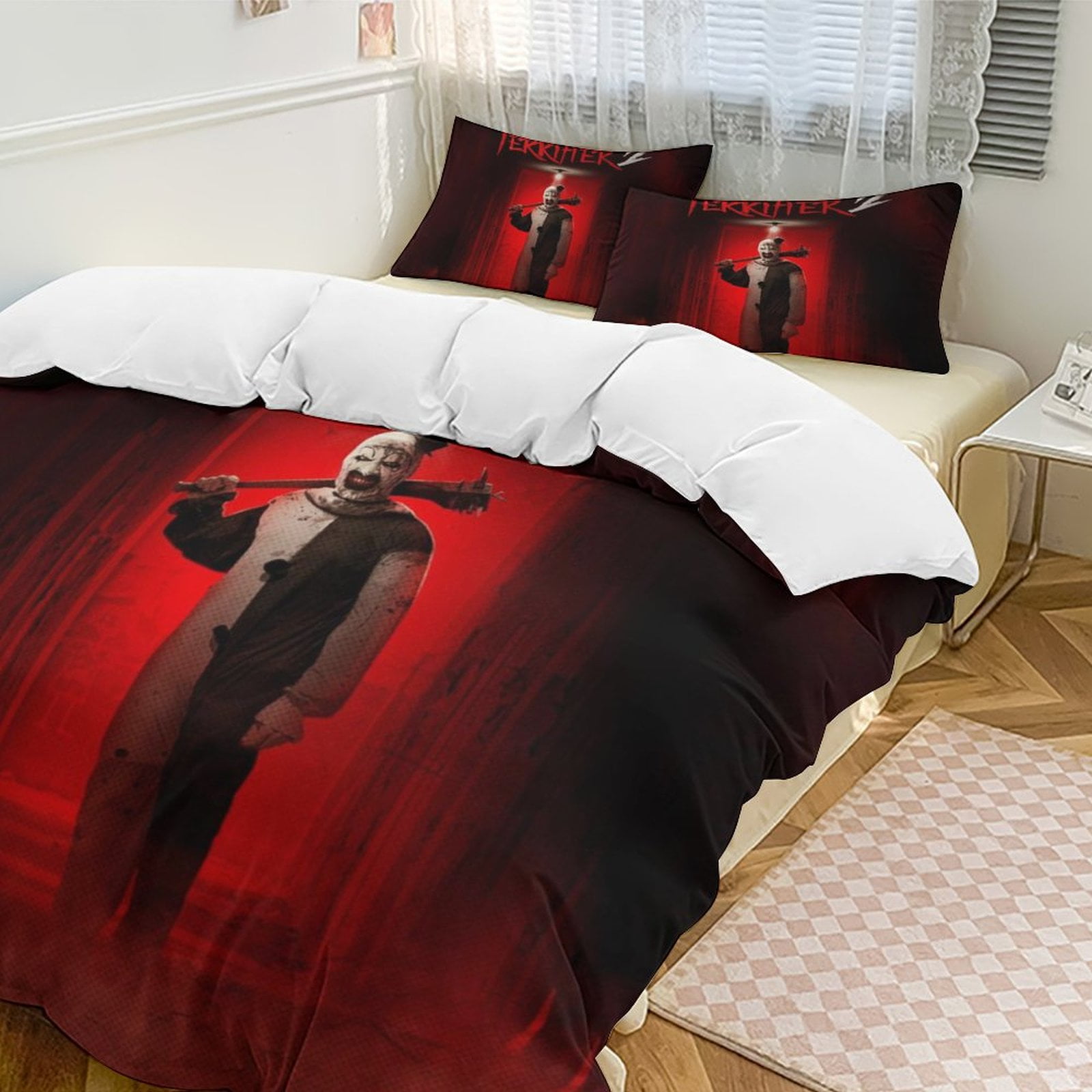 Horror Movie Terrifier Comforter Set Full Size for Boys Kids Teens ...