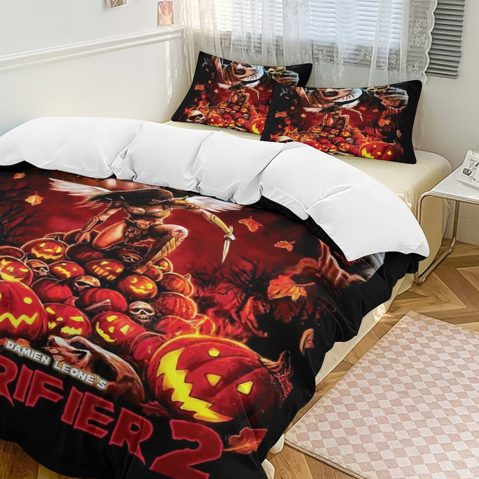 Horror Movie Terrifier Comforter Set Full Size for Boys Kids Teens ...