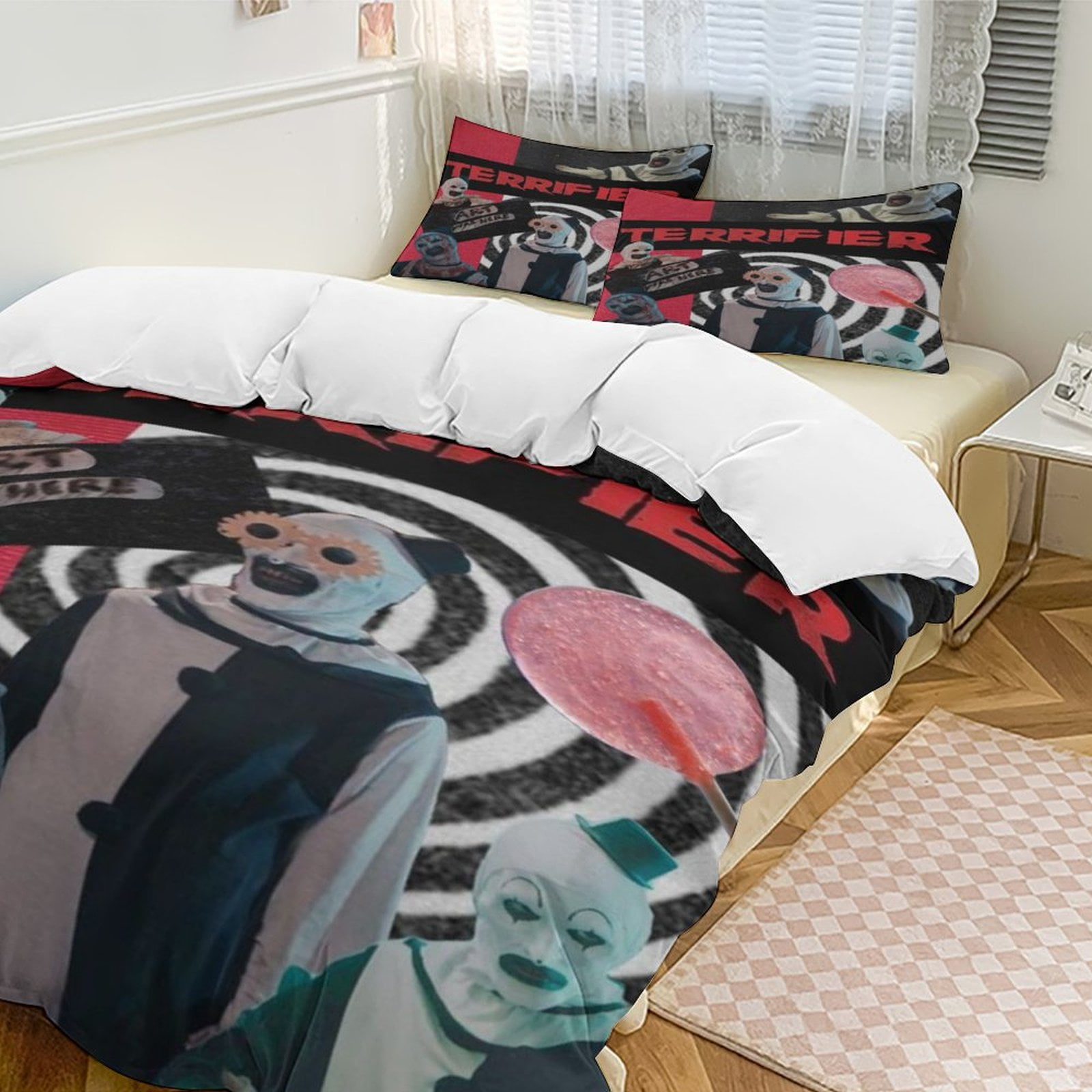 Horror Movie Terrifier Comforter Set Full Size for Boys Kids Teens ...