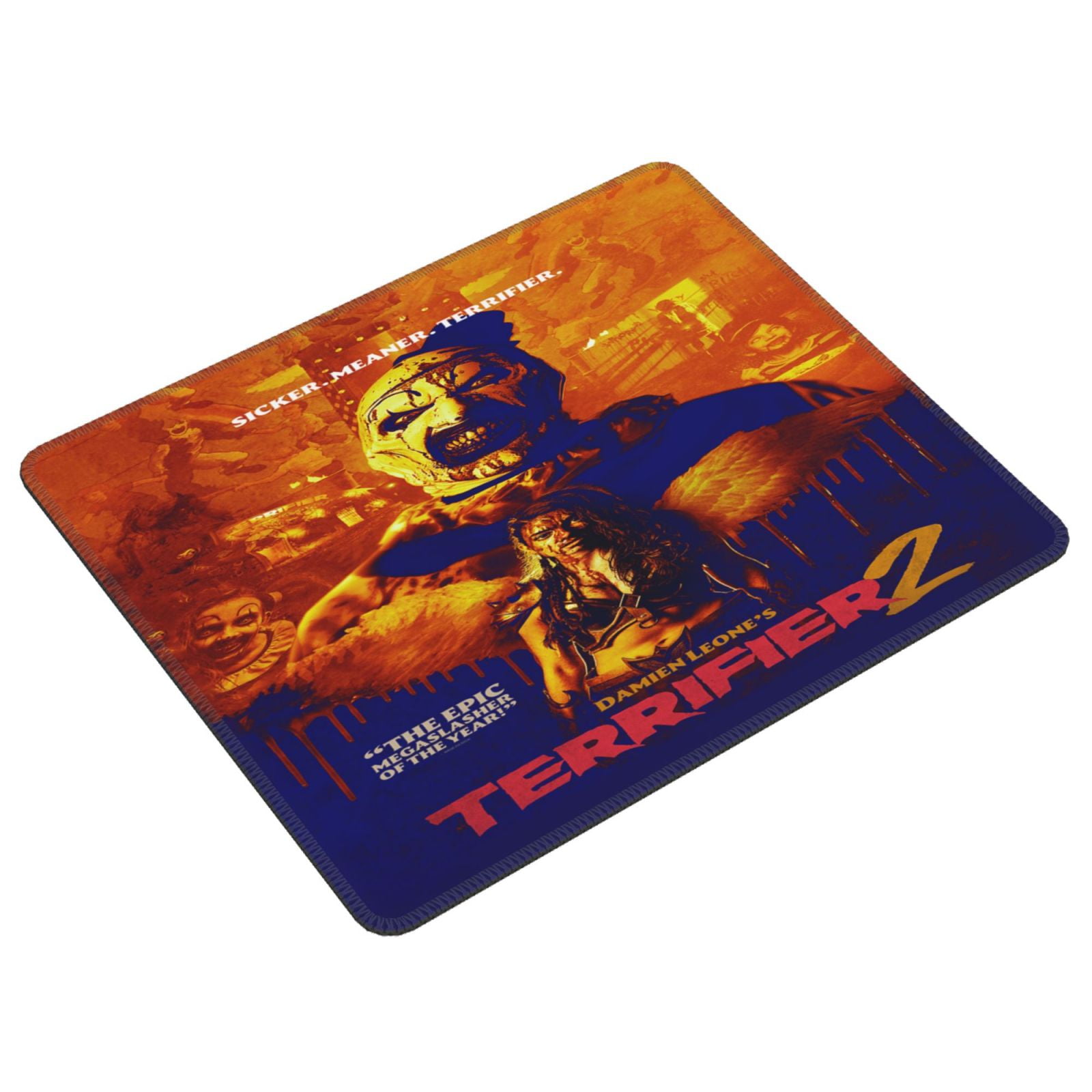 Horror Movie Terrifier Computer Mouse Mat with Anti-Slip Rubber Base ...