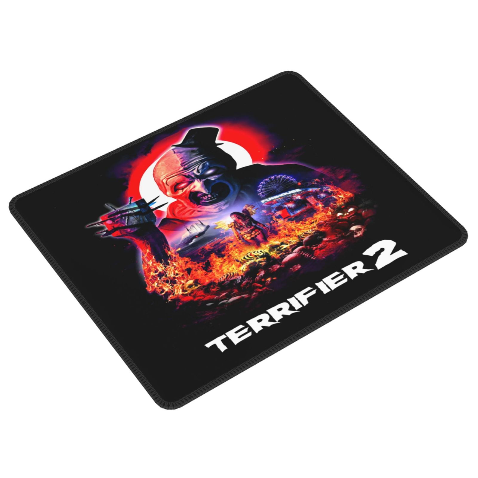 Horror Movie Terrifier Computer Mouse Mat with Anti-Slip Rubber Base ...