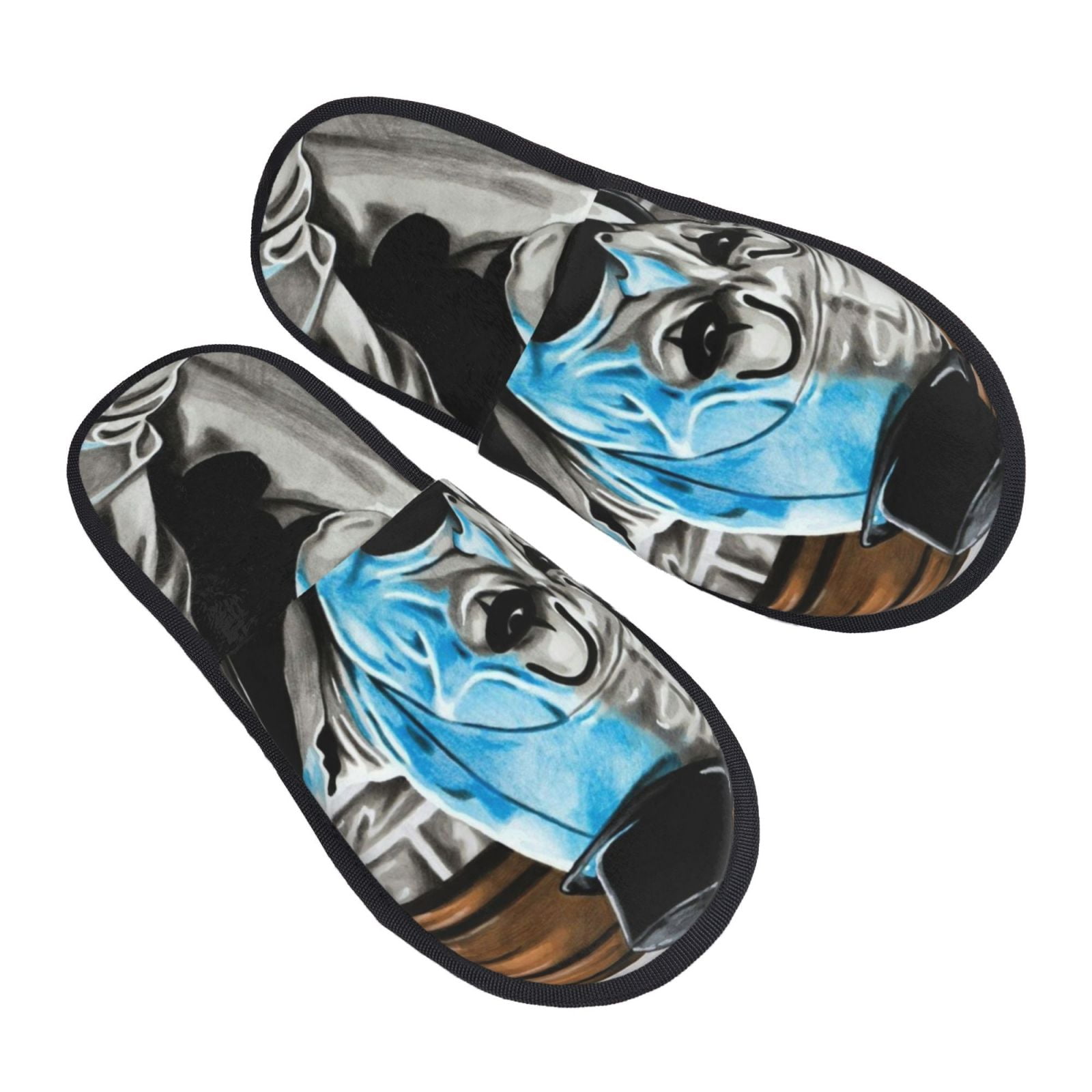 Horror Movie Terrifier Cotton Slippers House Living Room Shoes Memory ...