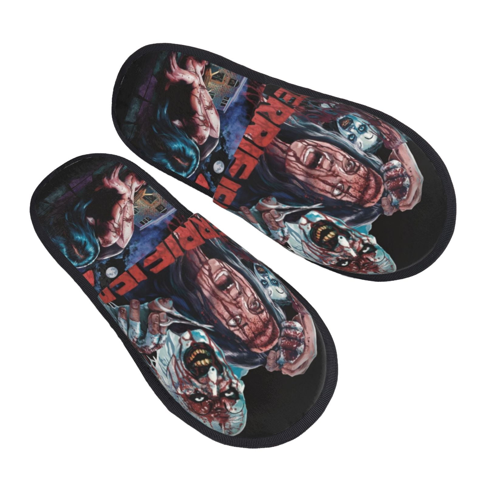 Horror Movie Terrifier Cotton Slippers House Living Room Shoes Memory ...