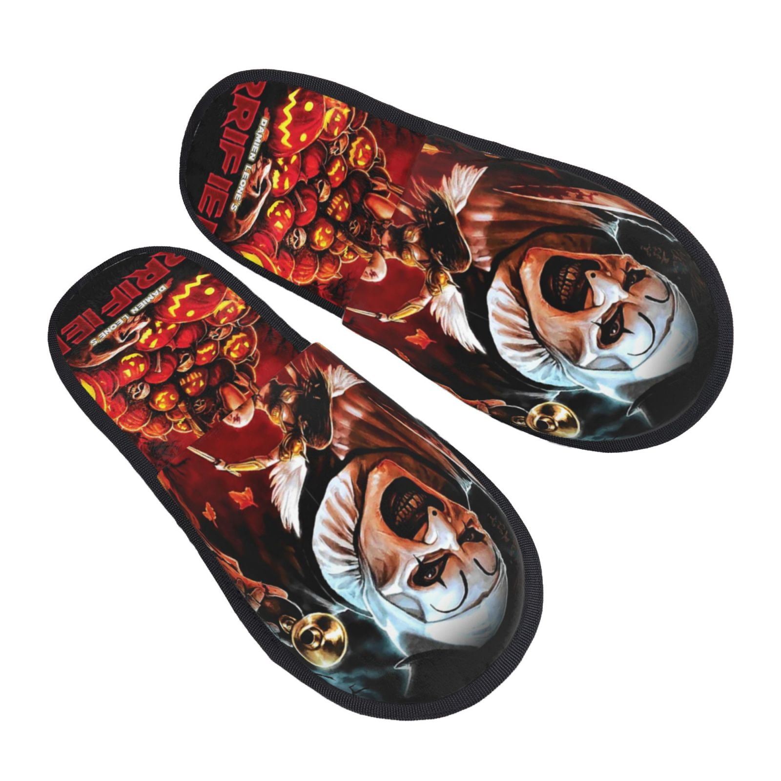 Horror Movie Terrifier Cotton Slippers House Living Room Shoes Memory ...