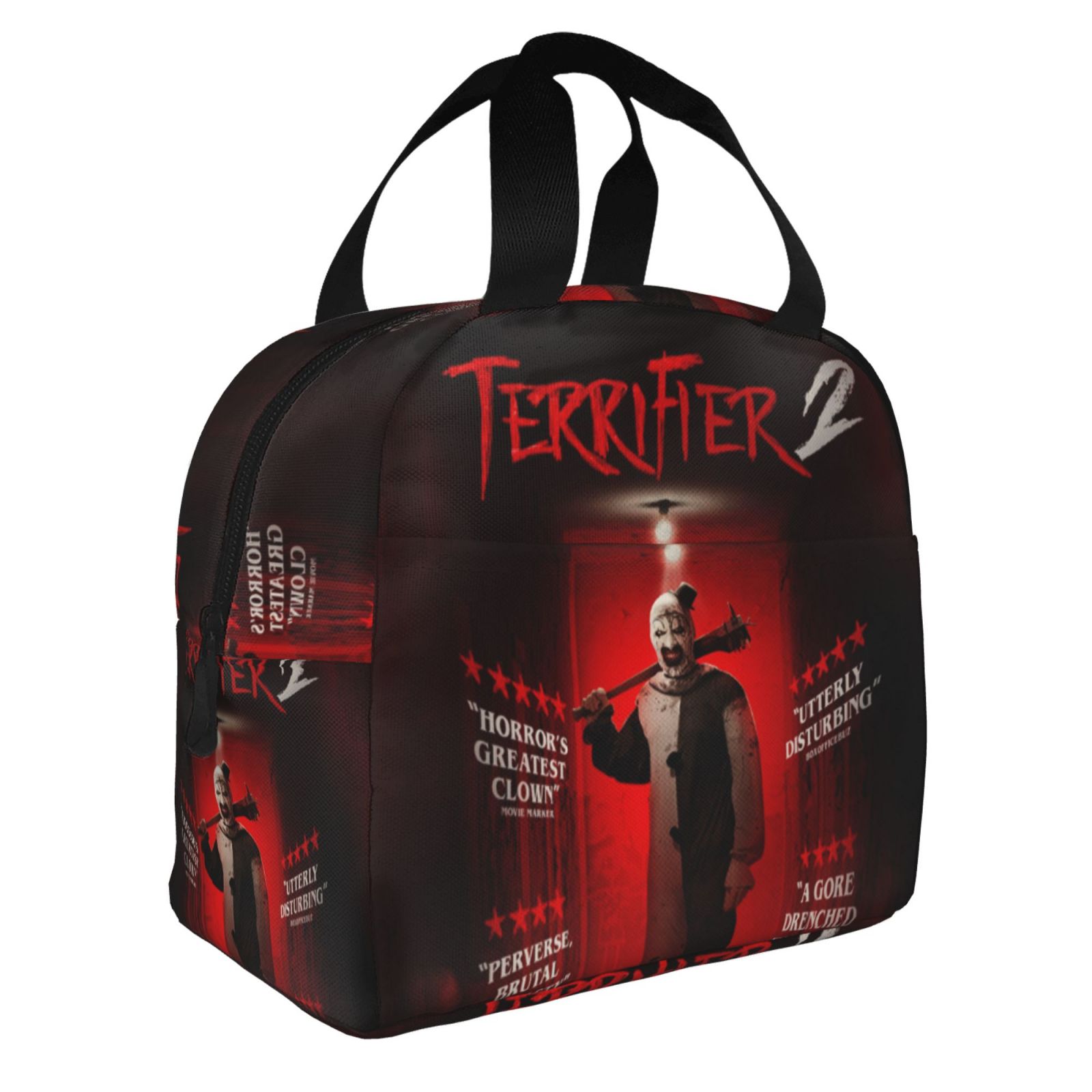 Horror Movie Terrifier Insulated Lunch Bag Adults Lunch Box Tote Bag ...