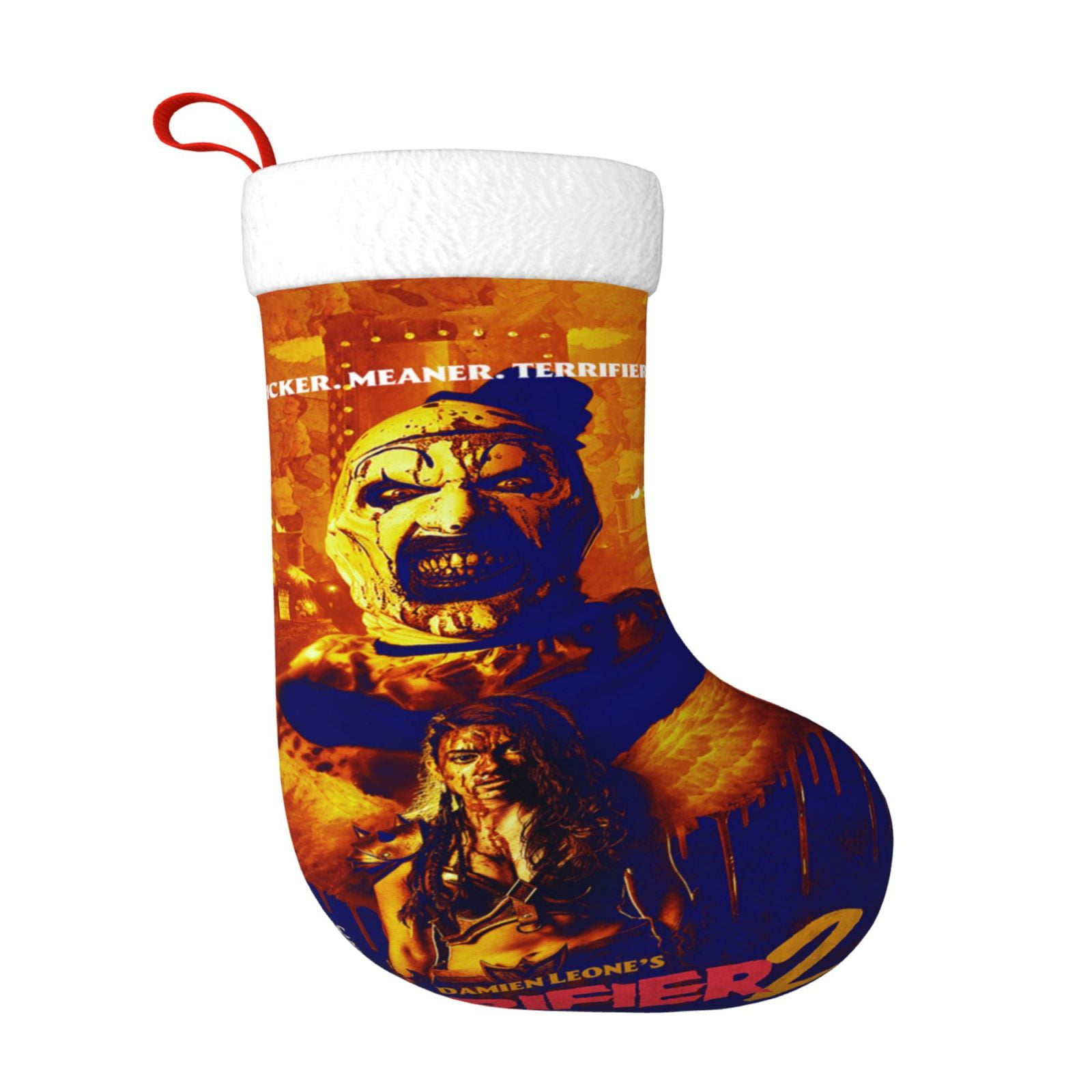 Horror Movie Terrifier Large Christmas Stockings 17.7 Inch Fireplace ...