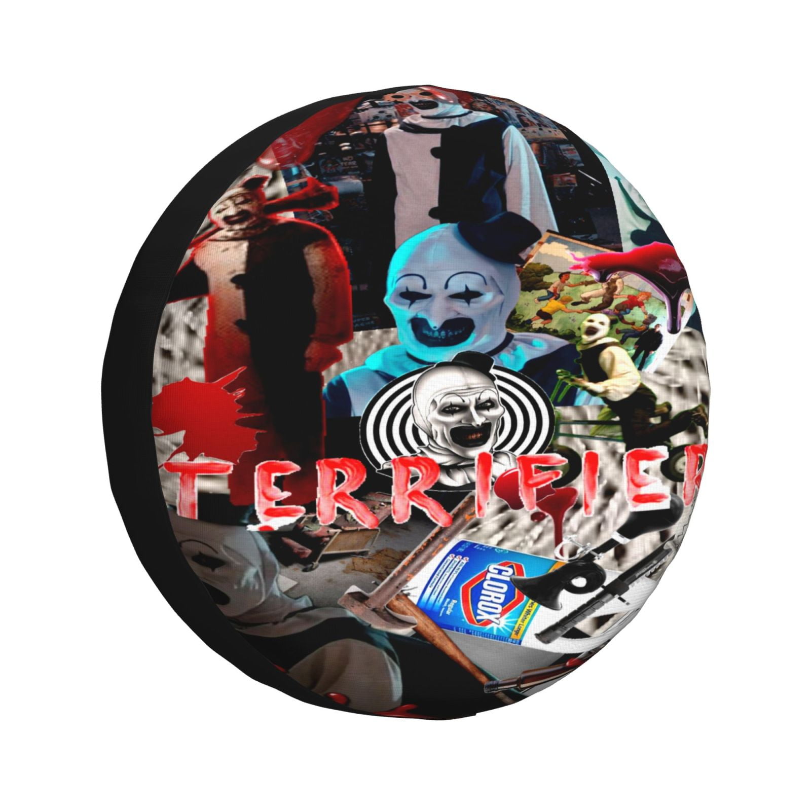 Horror Movie Terrifier Spare Tire Cover Simple Weatherproof Universal ...