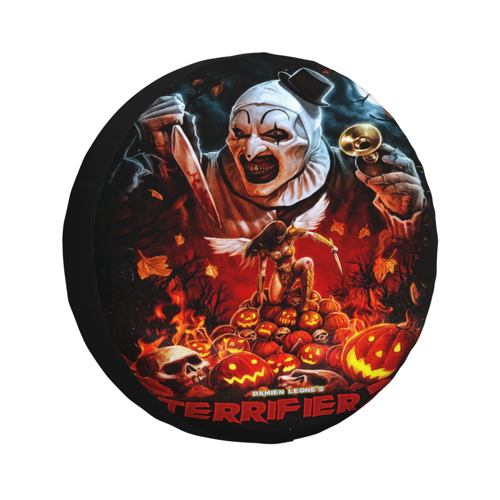 Horror Movie Terrifier Spare Tire Cover Simple Weatherproof Universal ...