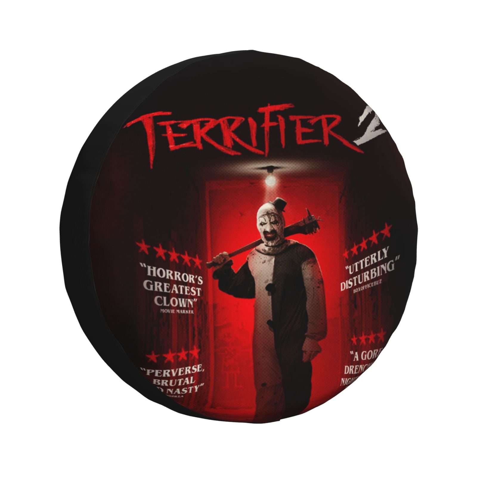 Horror Movie Terrifier Spare Tire Cover Simple Weatherproof Universal ...