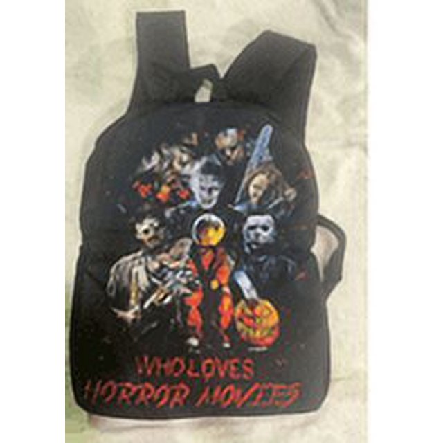 Horror Movie Who Loves Horror Movies Backpack 16" - Walmart.com
