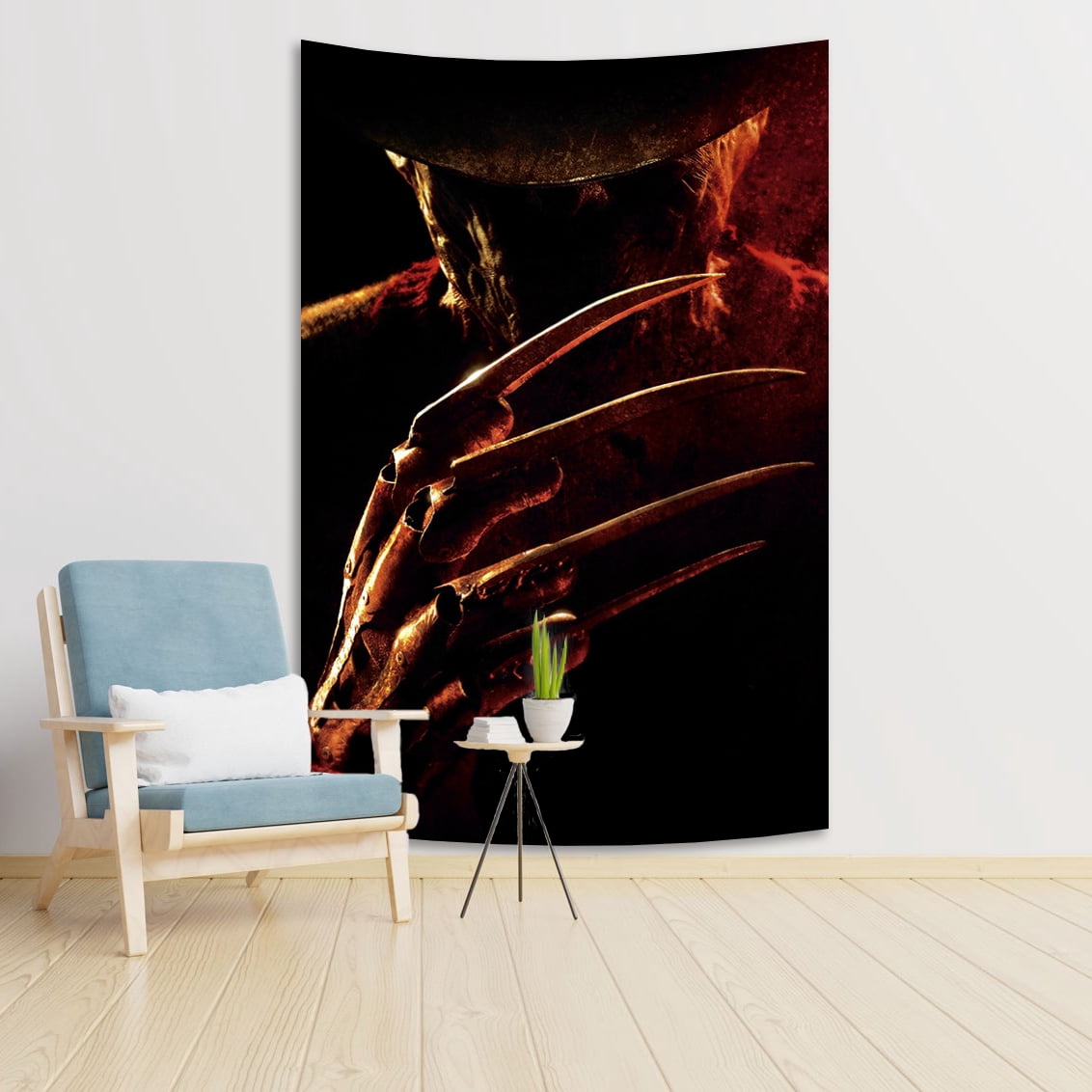 Horror Movie dy Kruegers Wall Tapestry Bohemian Scarier Halloween Room ...
