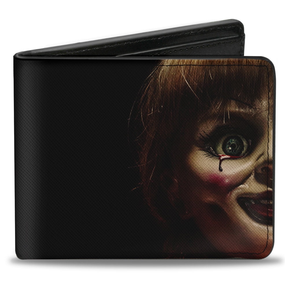 Warner Bros. Horror Movies Wallet, Bifold, Annabelle Half Face Logo ...
