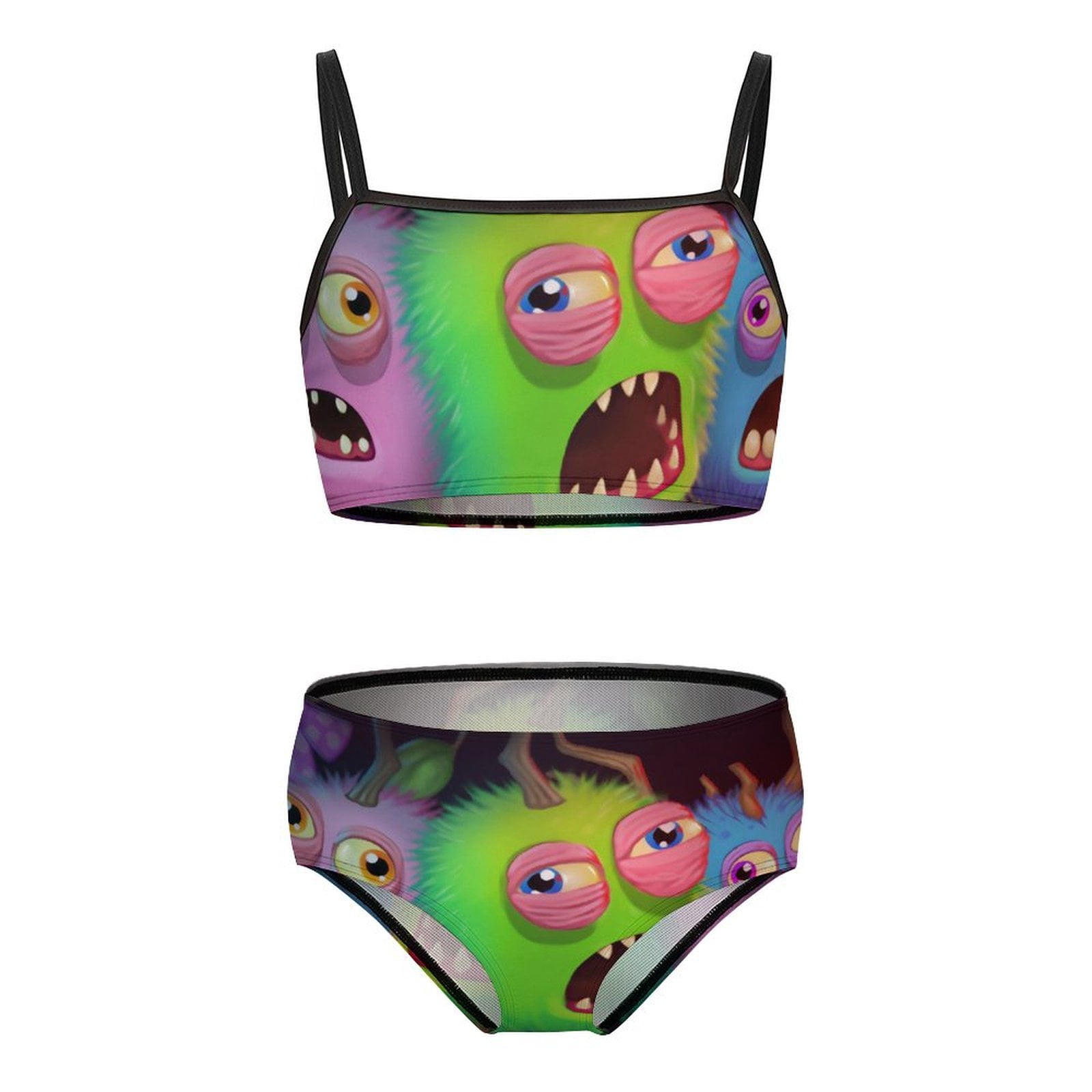 Horror My Singing Monsters Children's Swimsuit Girls Swimwear 2 Piece ...