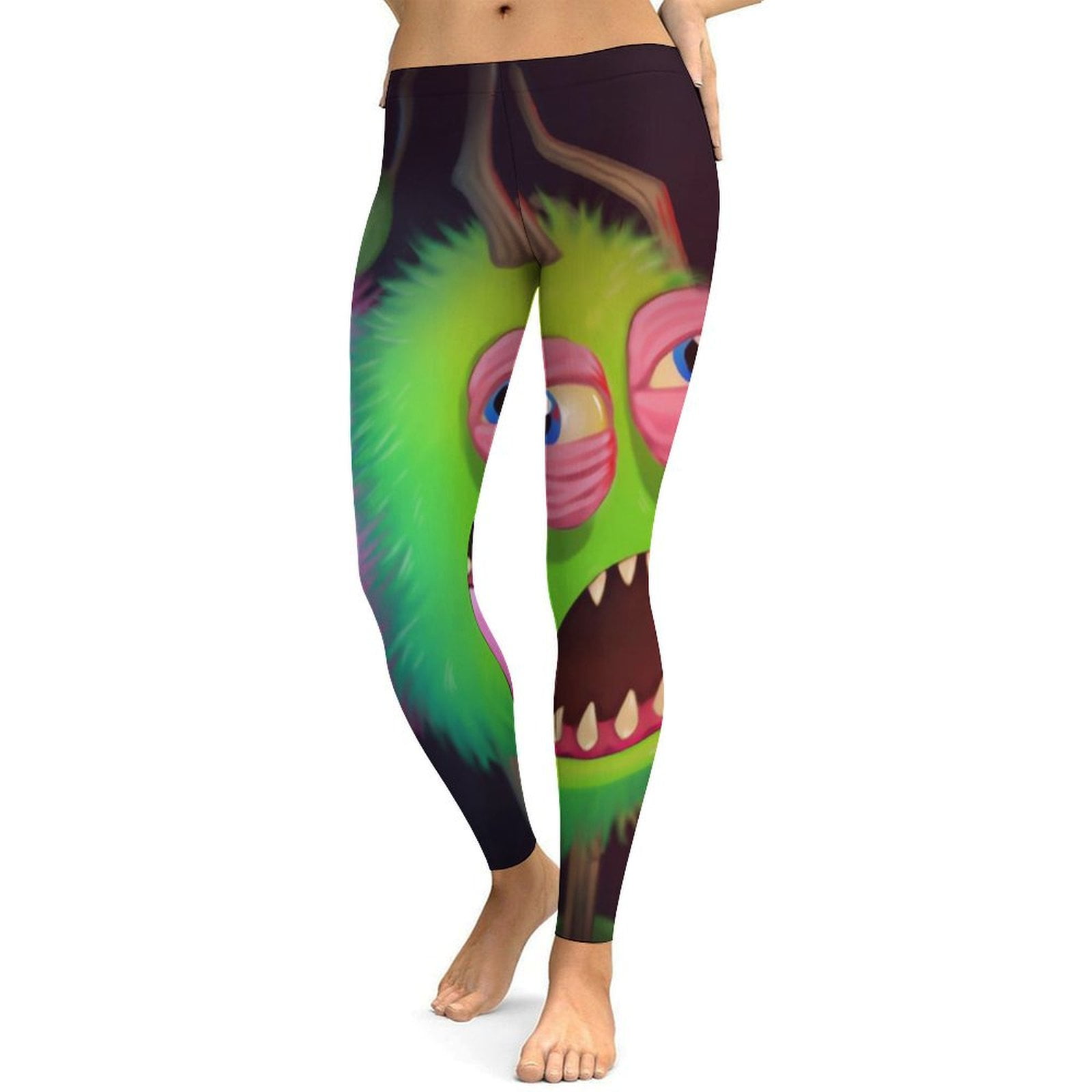 Horror My Singing Monsters Yoga Pants For Womens Soft Elastic Tummy ...