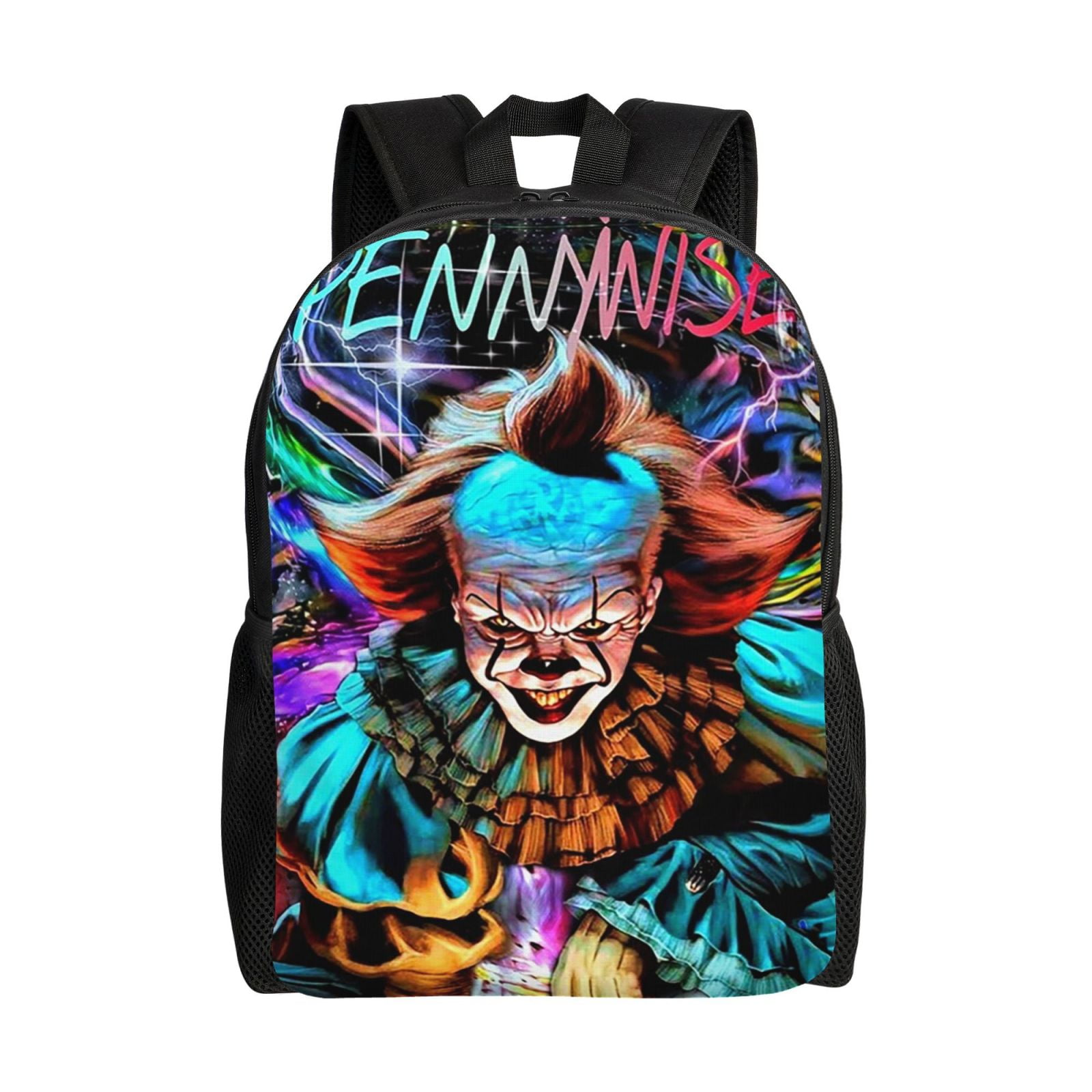 Horror Pennywise Clown Large Capacity Backpack Portable Bag Lightweight ...