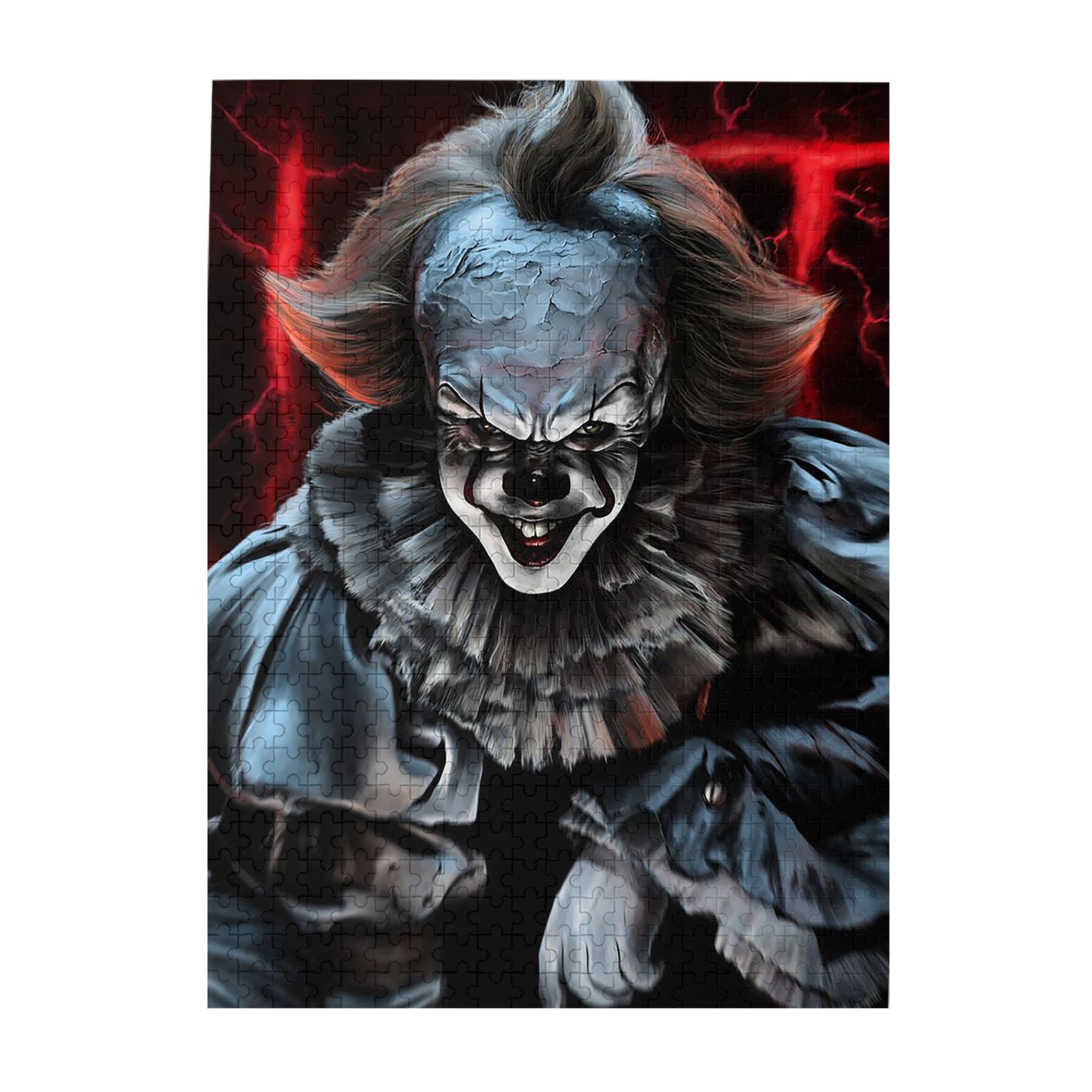 Horror Pennywise Clown Wooden Picture Puzzle 500 Piece Jigsaw Puzzle ...