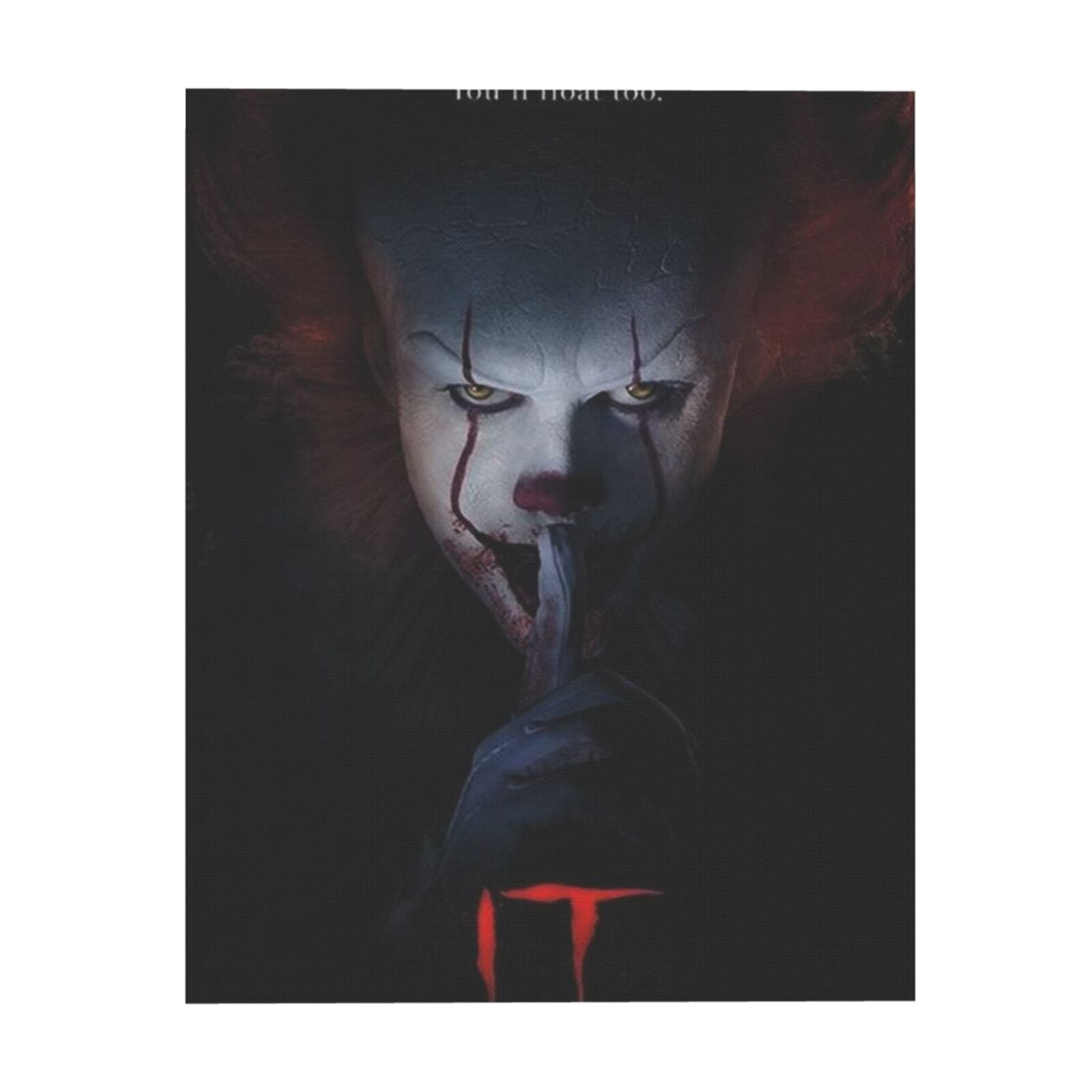 Horror Pennywise It Canvas Decorative Poster Gift Art Picture Painting ...