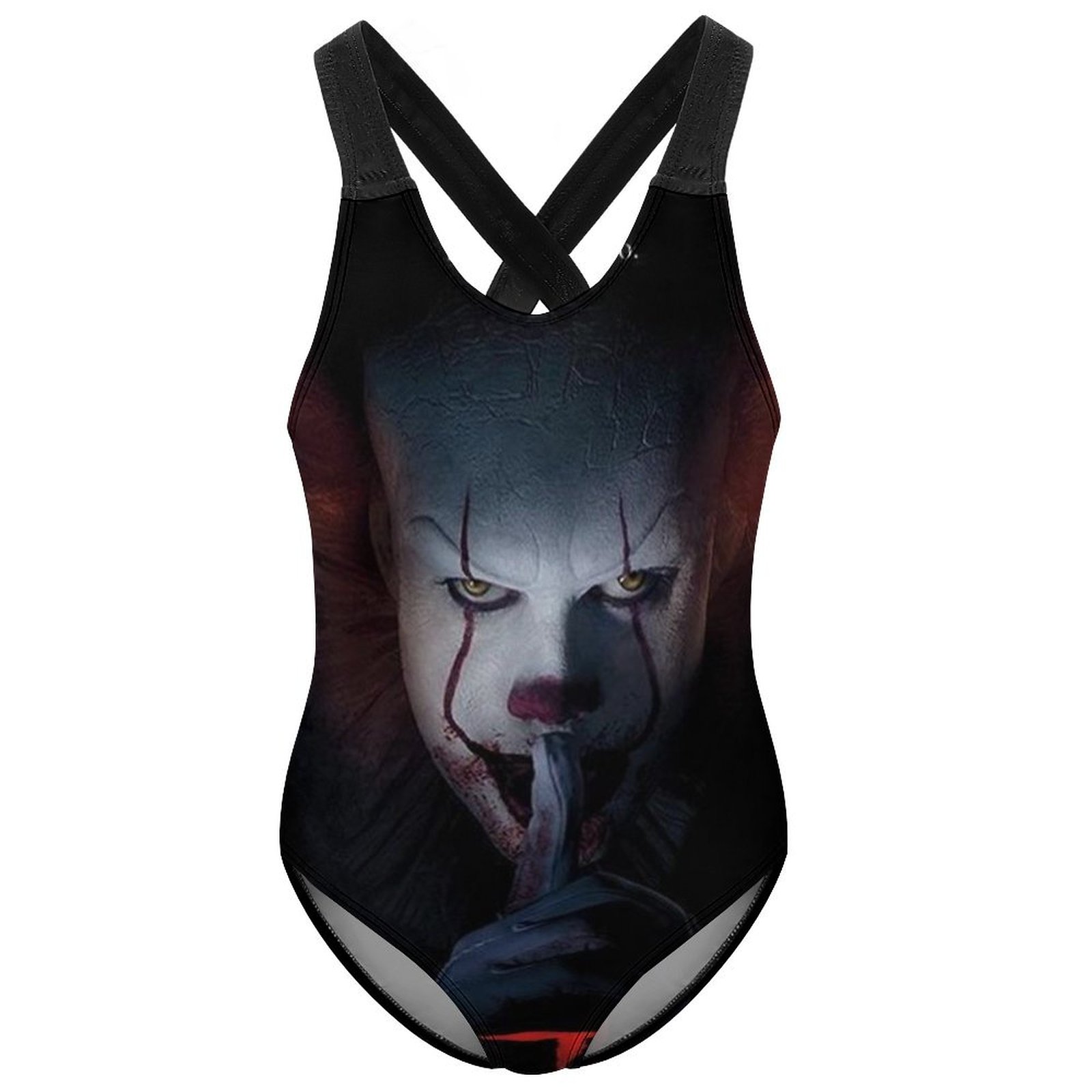 Horror Pennywise It Children's One-piece Swimsuit Summer Girl's ...