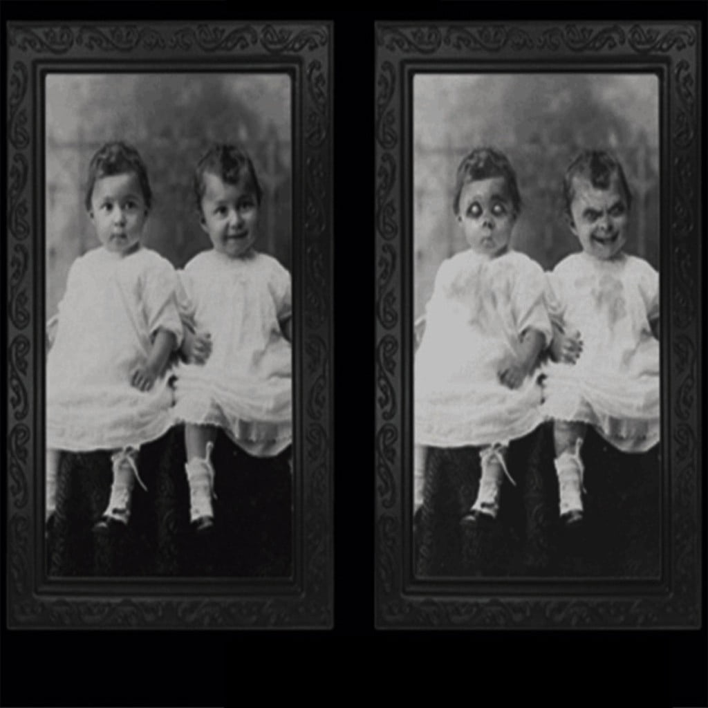 Horror Picture Frame Lenticular 3D Changing Face Scary Portrait Haunted ...