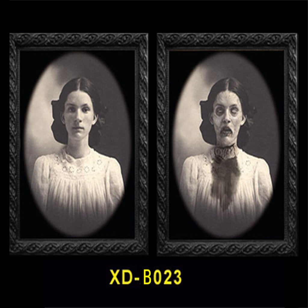 Horror Picture Frame Lenticular 3D Changing Face Scary Portraits ...
