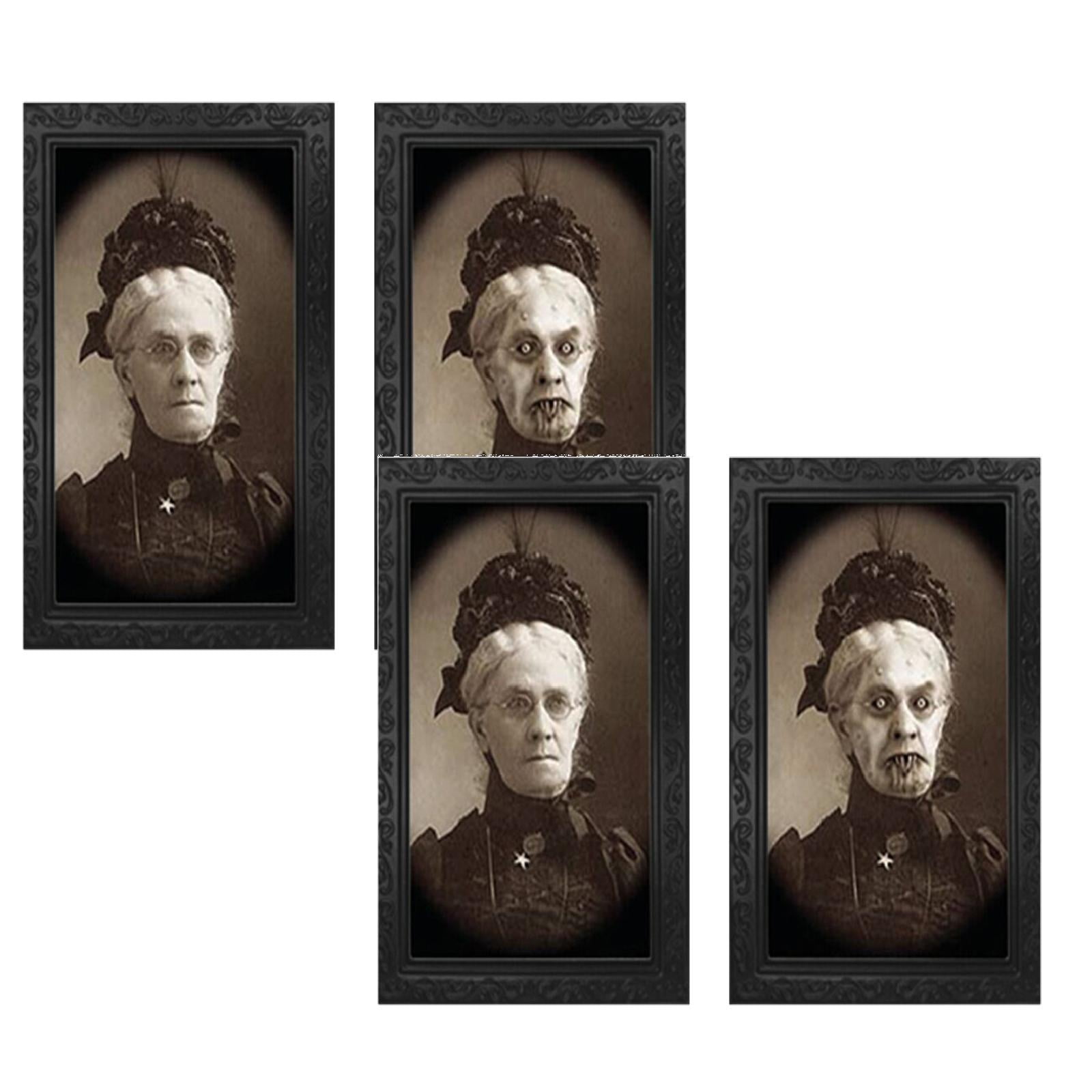 Horror Picture Frame Lenticular 3D Changing Face Scary Portraits ...