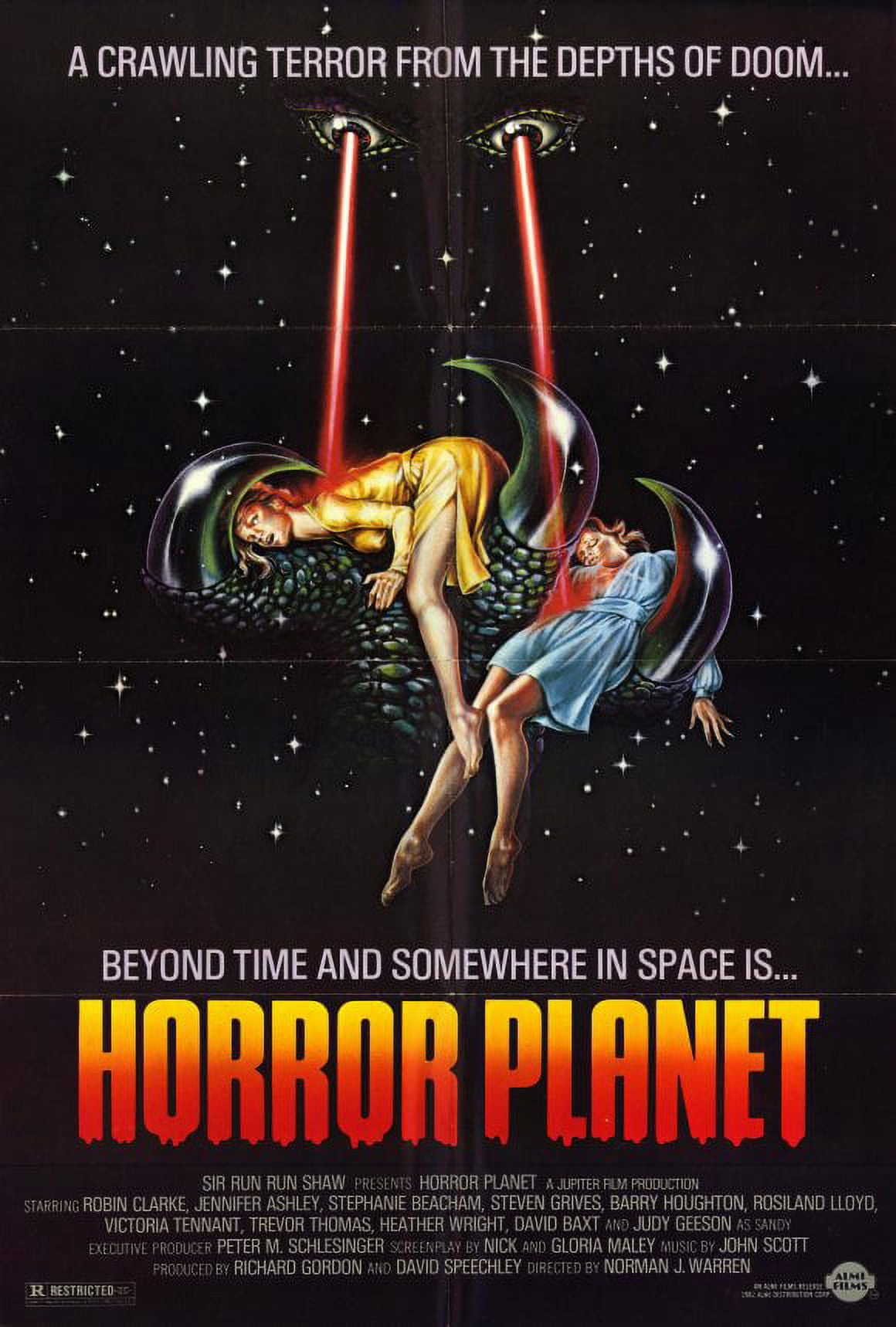 Horror Planet - movie POSTER (Style A) (27" x 40") (1982) - Walmart.com
