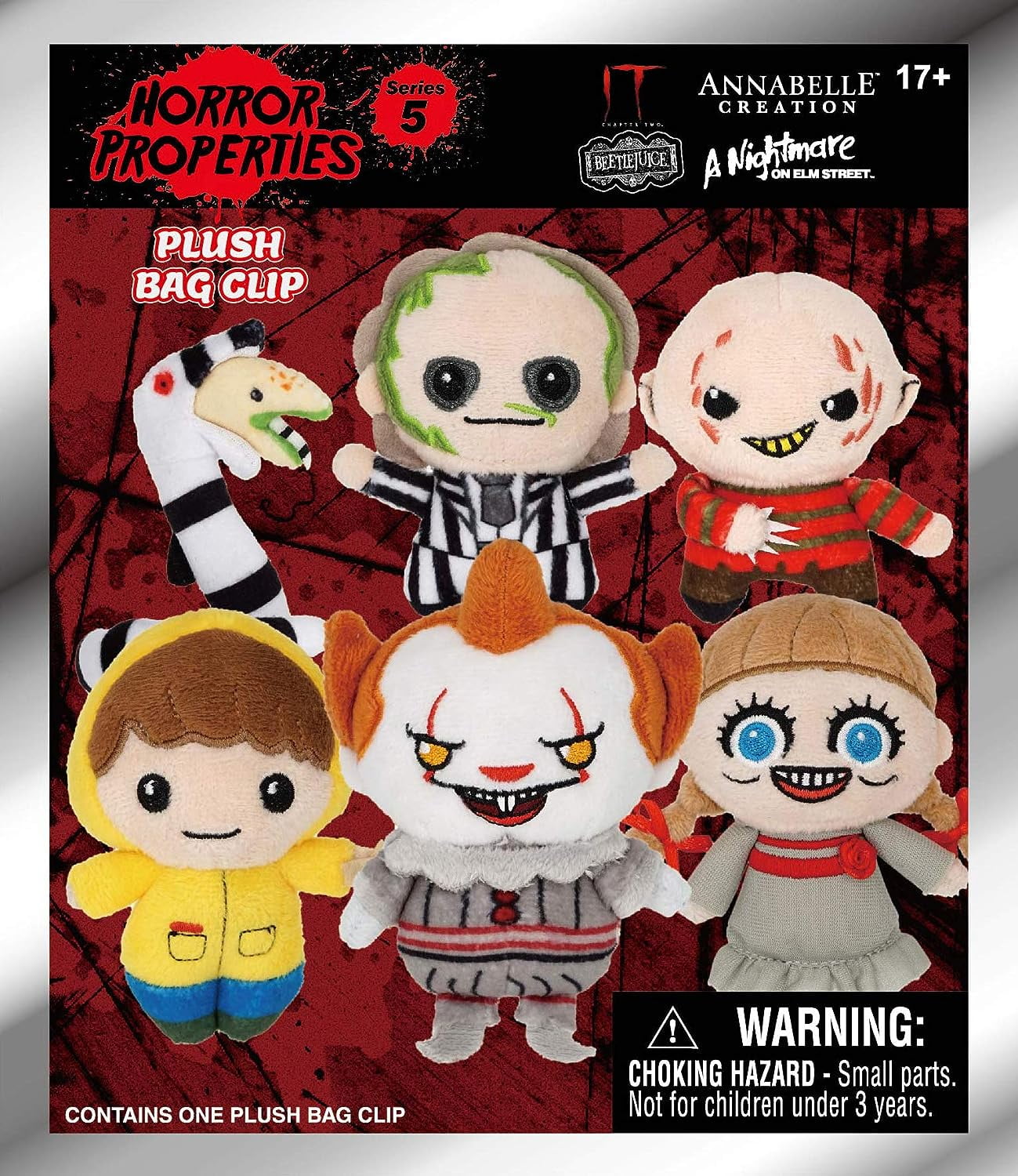 Horror Plush Bag Clip in Blind Bag - Walmart.com