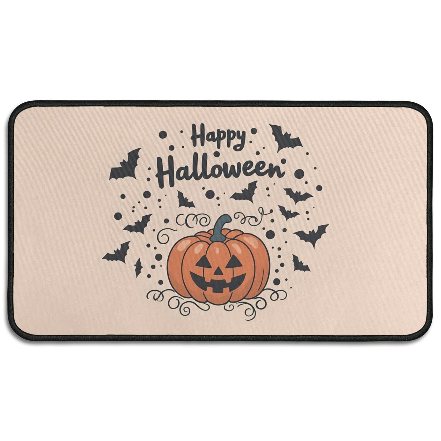 Horror Pumpkin Ghost Non Slip Door Mat - Innovative Design 30x17 Inch ...