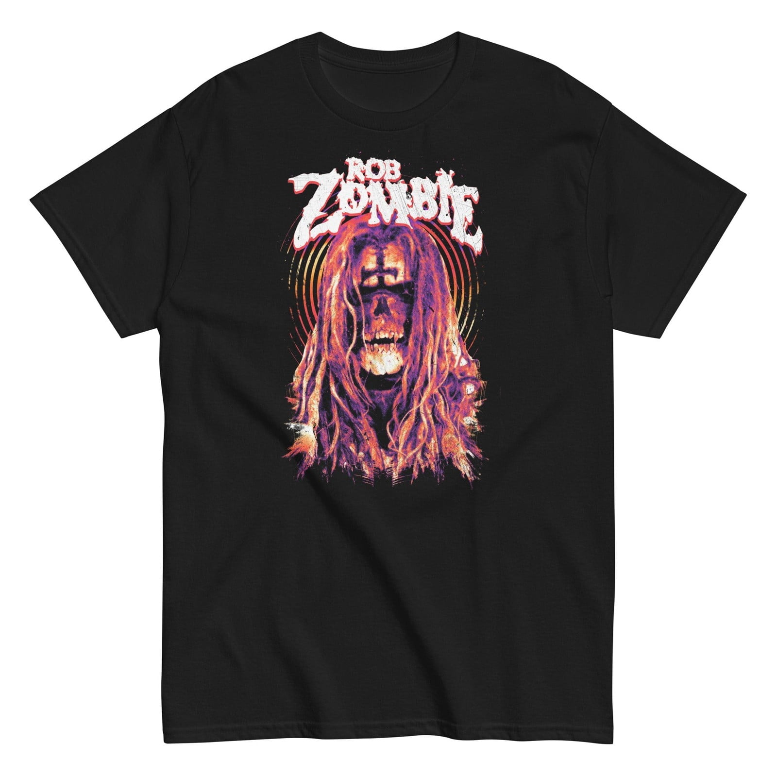 Horror Rock Vibes Shirt – Dreadlock Monster Graphic Tee in Black ...