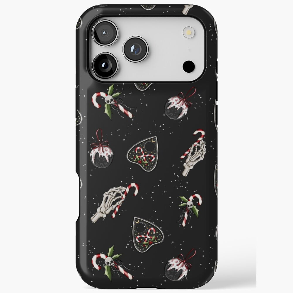 Horror Scary Candy Cane Art Case for iPhone 11 12 13 14 15 16 17 Pro ...