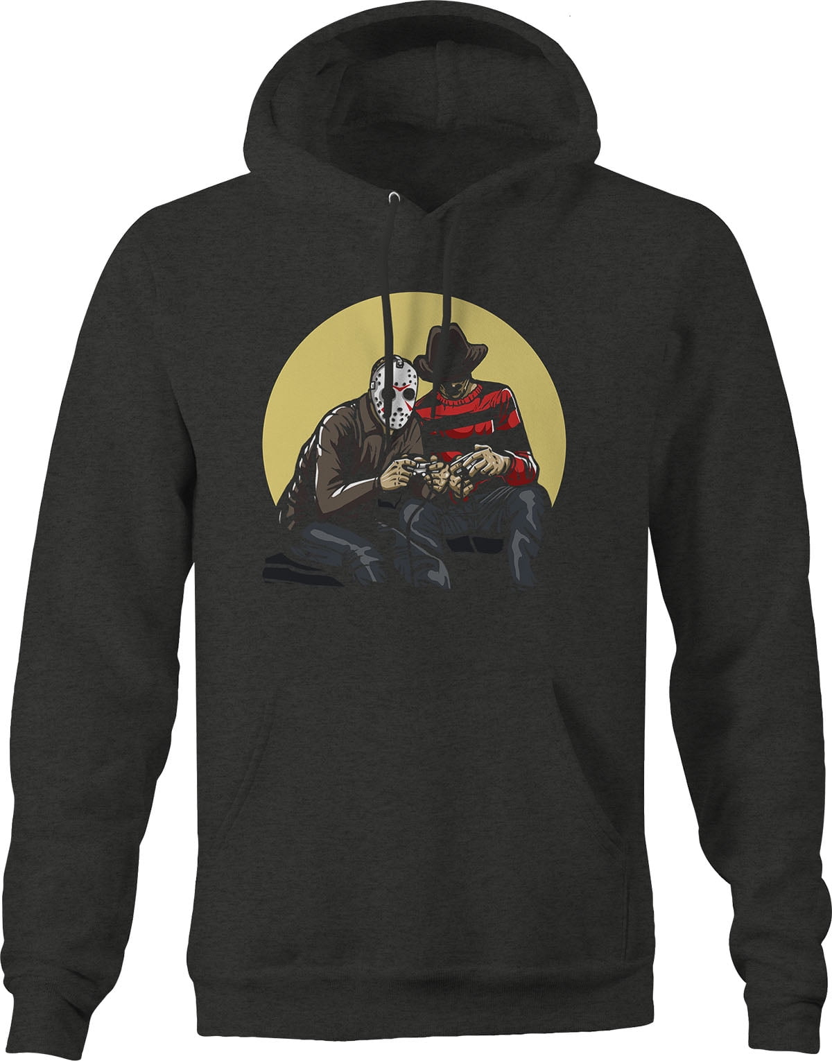 Horror Scary Movie Villains Gamer Jason Freddy Pullover Hoodie Medium ...