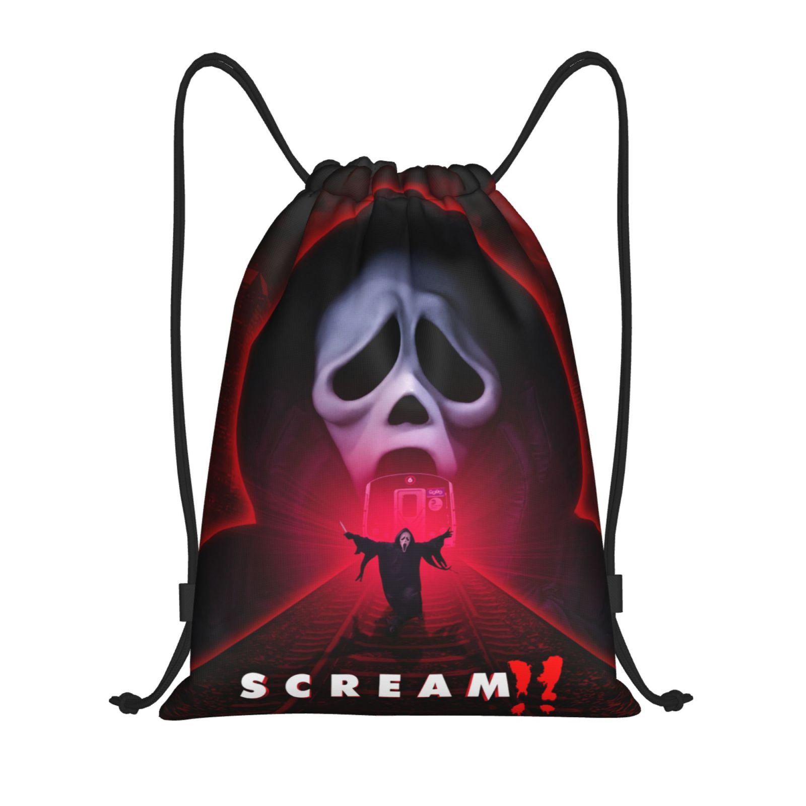 Horror Scre-A Ghost Movie Drawstring Bag Adjustable Sport Gym Sack ...
