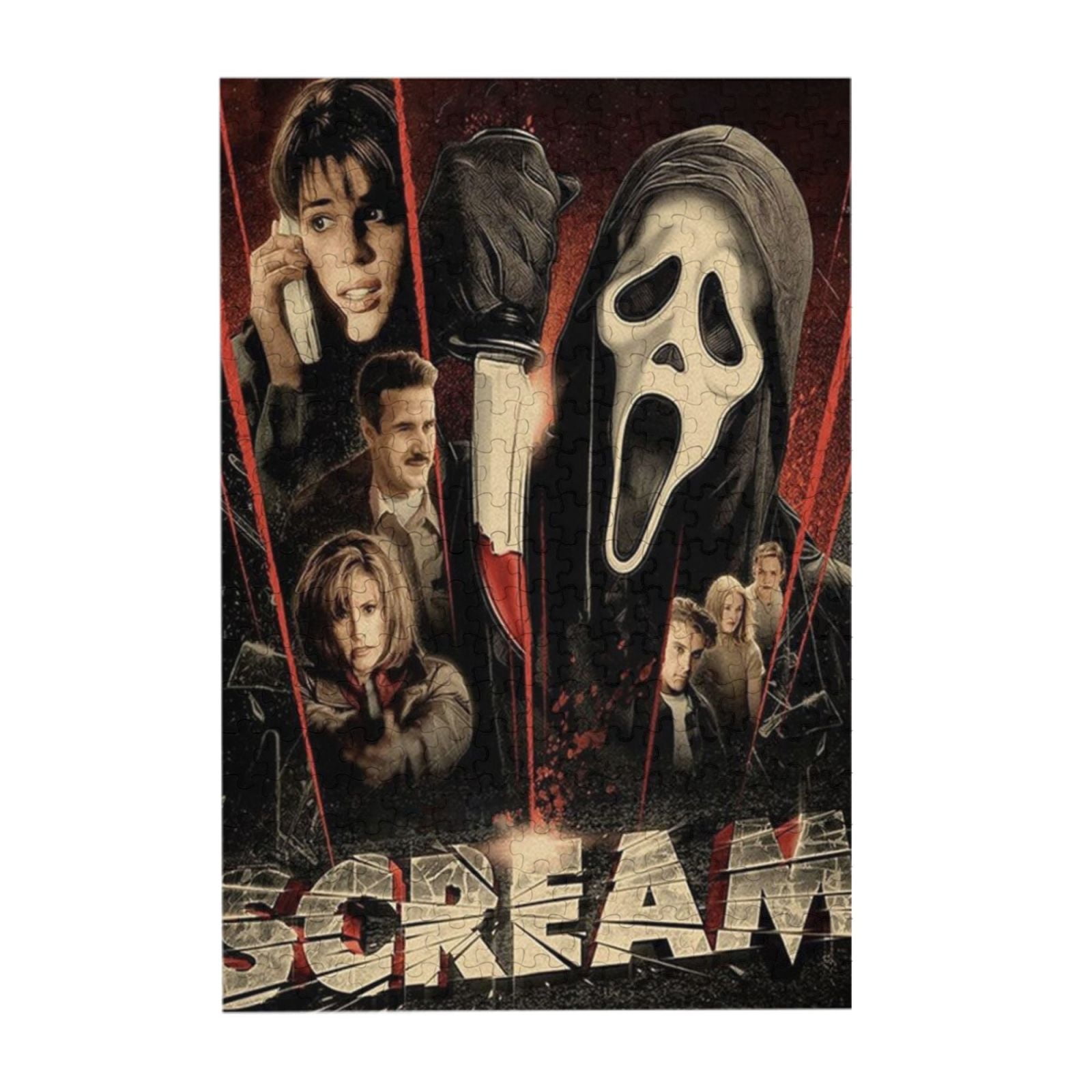 Horror Scre-A Ghost Movie Jigsaw Puzzles Cartoon Jigsaw Puzzle Funny ...