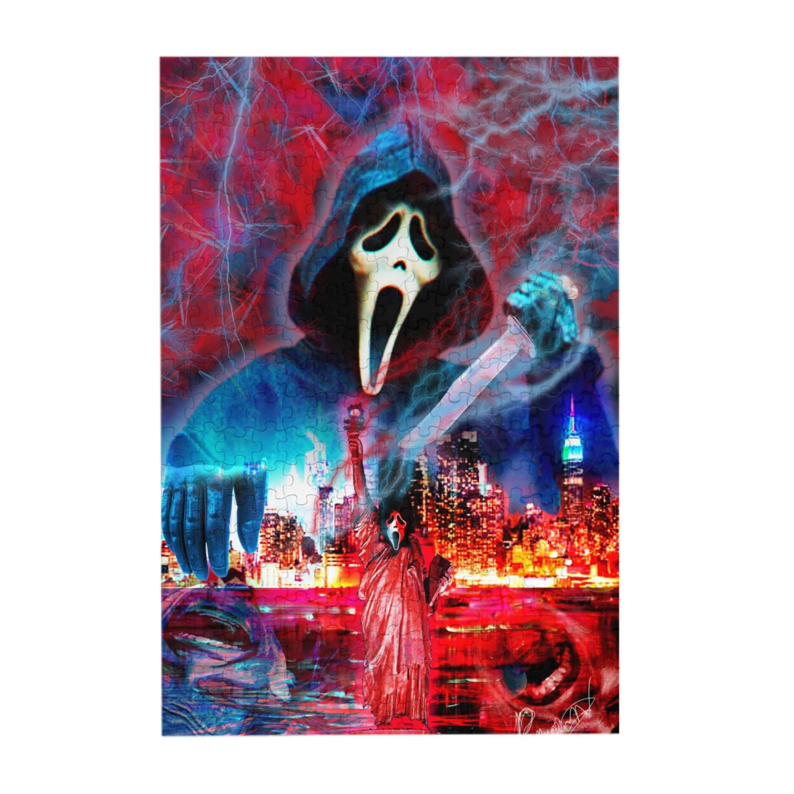 Horror Scre-A Ghost Movie Jigsaw Puzzles Cartoon Jigsaw Puzzle Funny ...