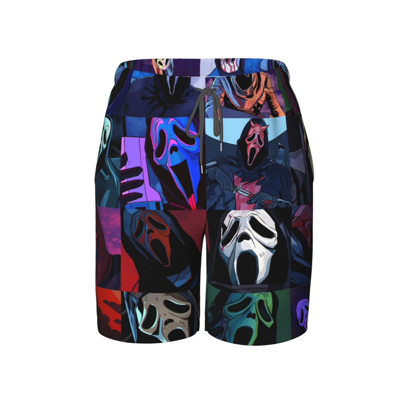 Horror Scream Ghostface Boy's Swim Trunks Quick Dry Teen Board Shorts ...