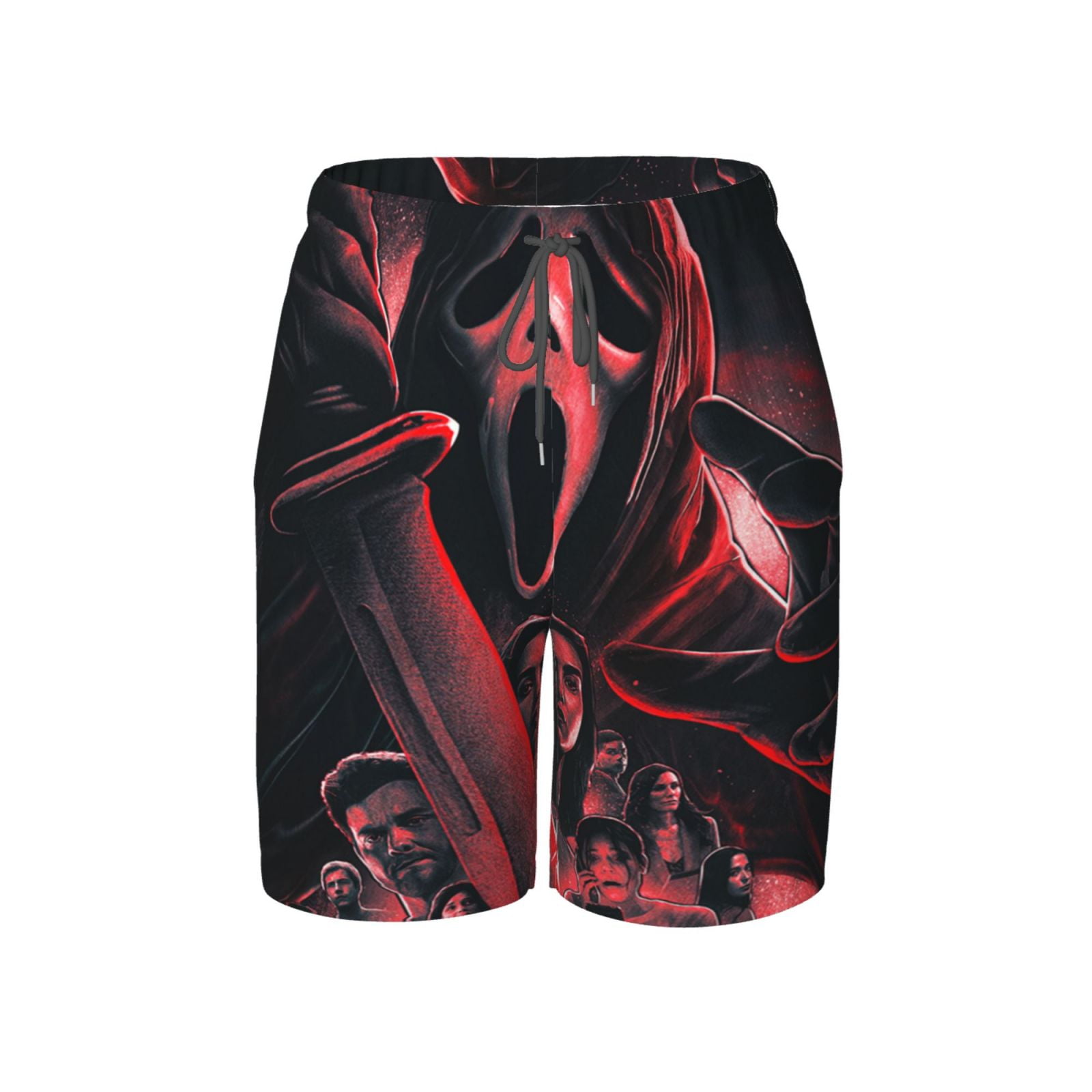 Horror Scream Ghostface Killer Boy's Swim Trunks Quick Dry Teen Board ...