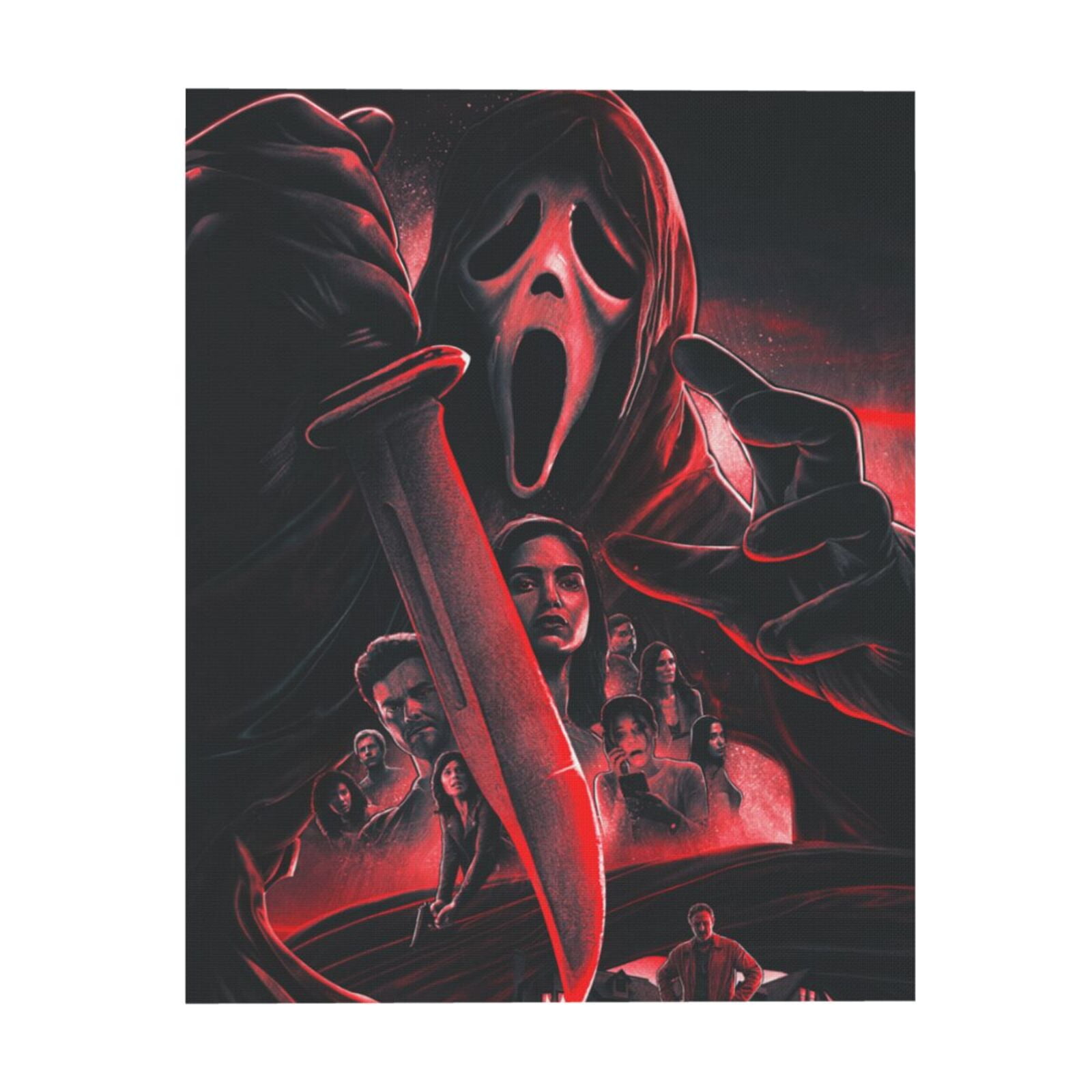 Horror Scream Ghostface Killer Canvas Decorative Poster Art Picture ...