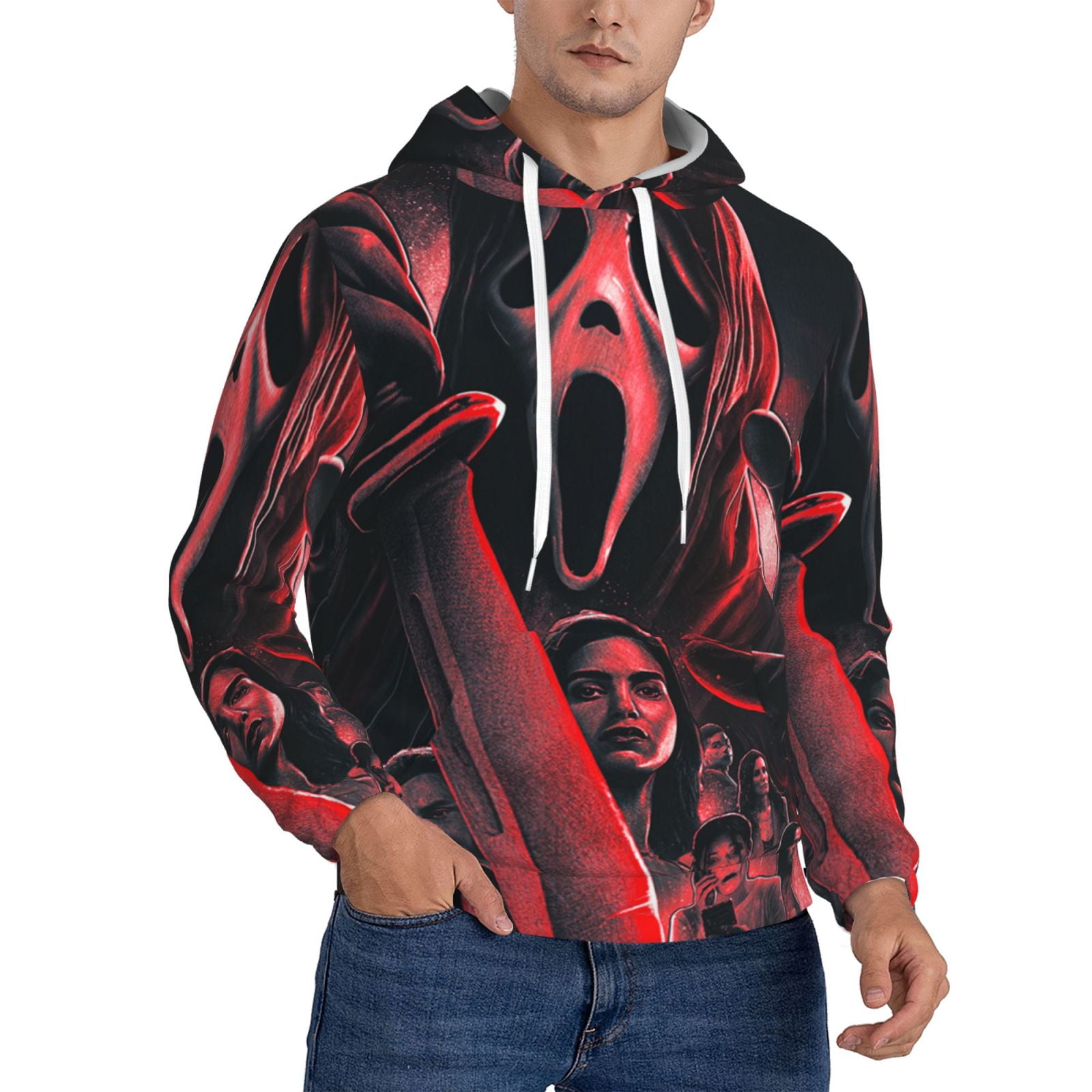 Horror Scream Ghostface Killer Men's Sweatshirt Hoodies Hoody Novelty ...